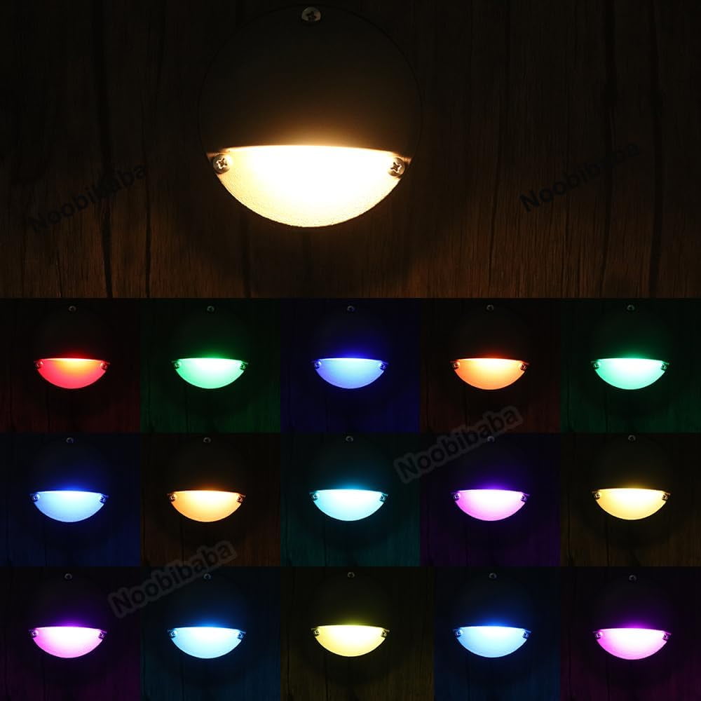 UGUCYUI-Low Voltage LED Deck Lights Color Changing, 2W 12-24VAC/DC ...