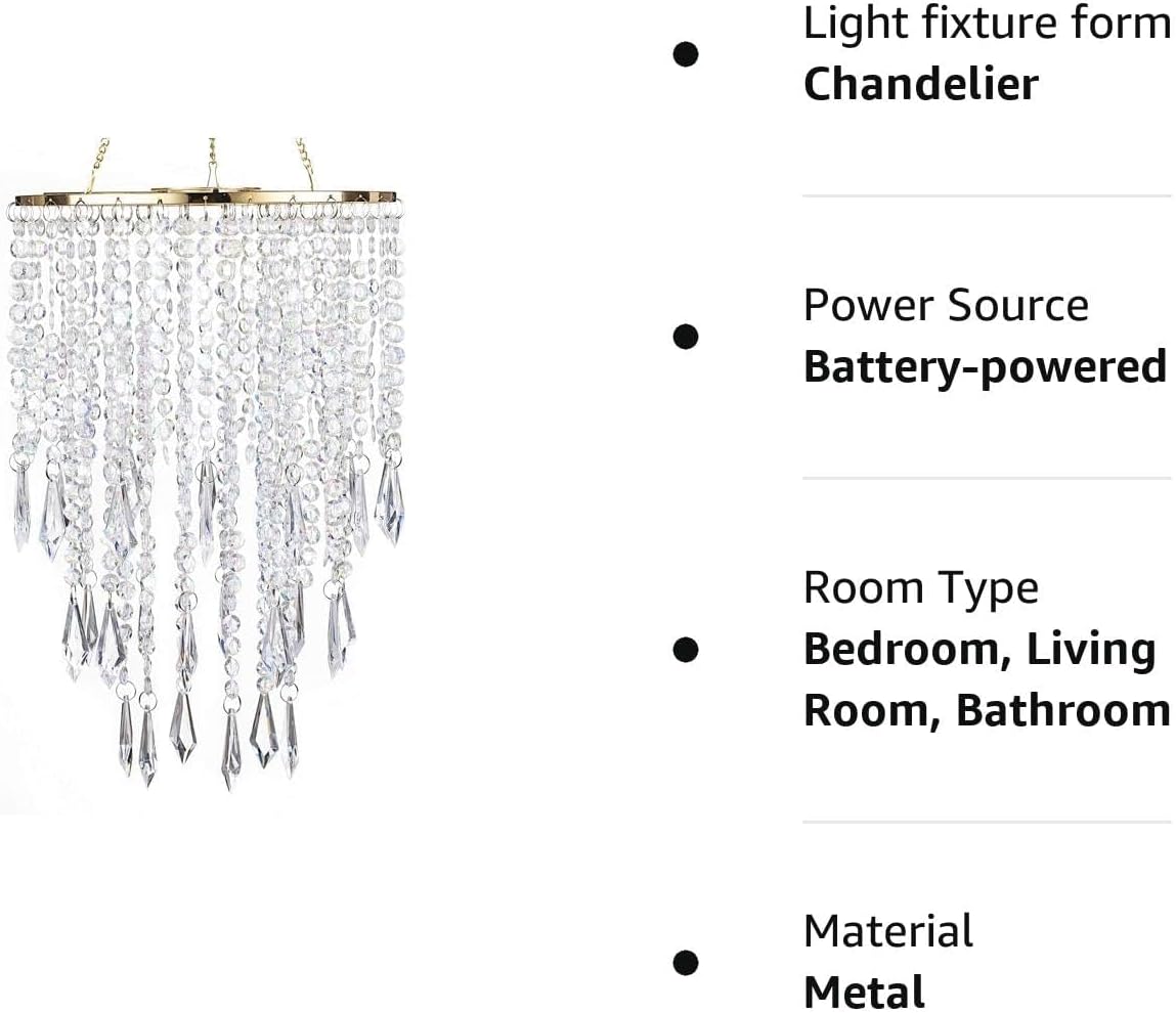 UGUCYUI-Modern Mini Chandelier Shade,H12.9 X W8.66 Chandeliers Light ...