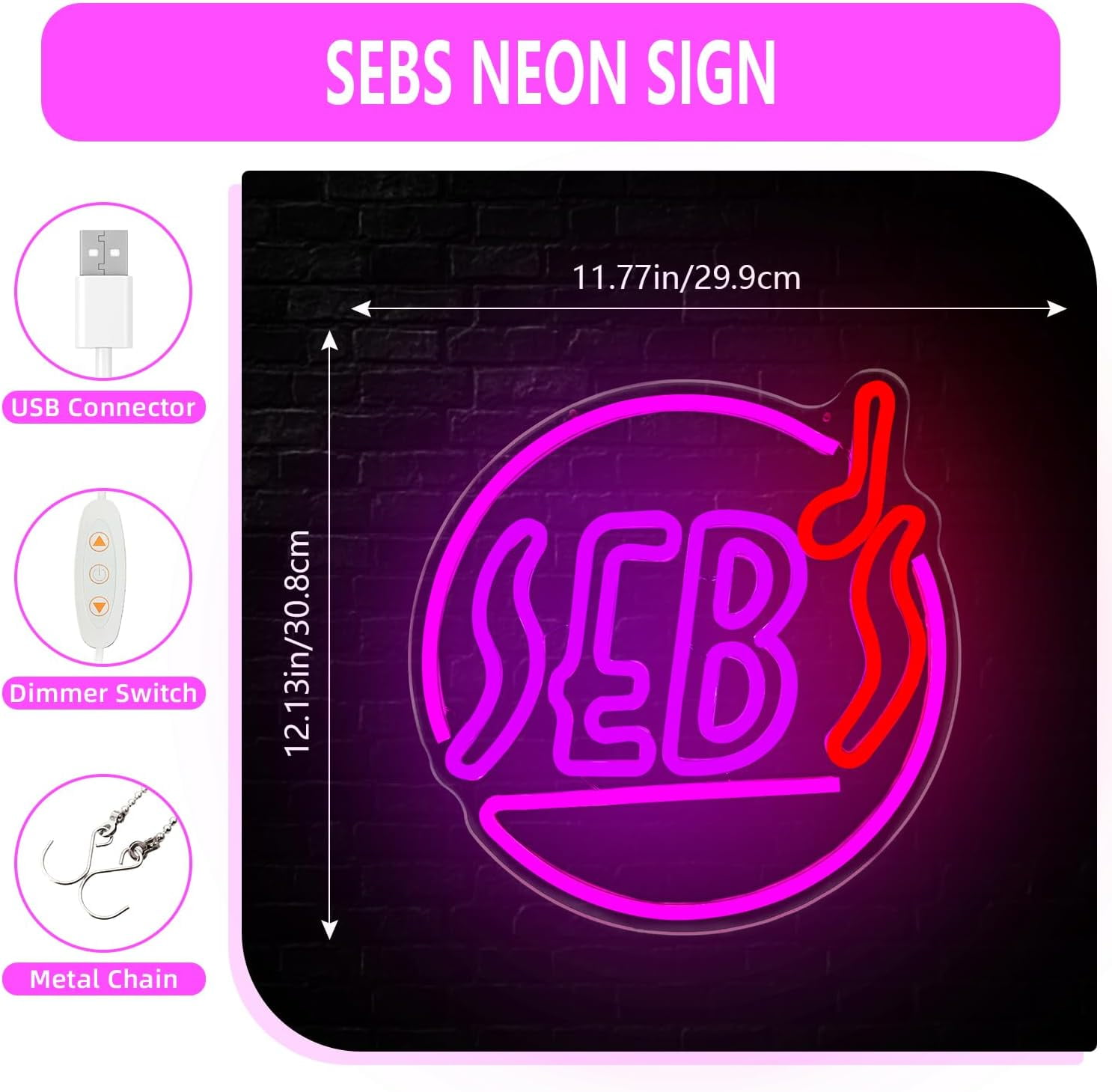 UGUCYUI-Movie Sebs Bar Neon Sign for Bar Music LED Neon Signs for Wall ...