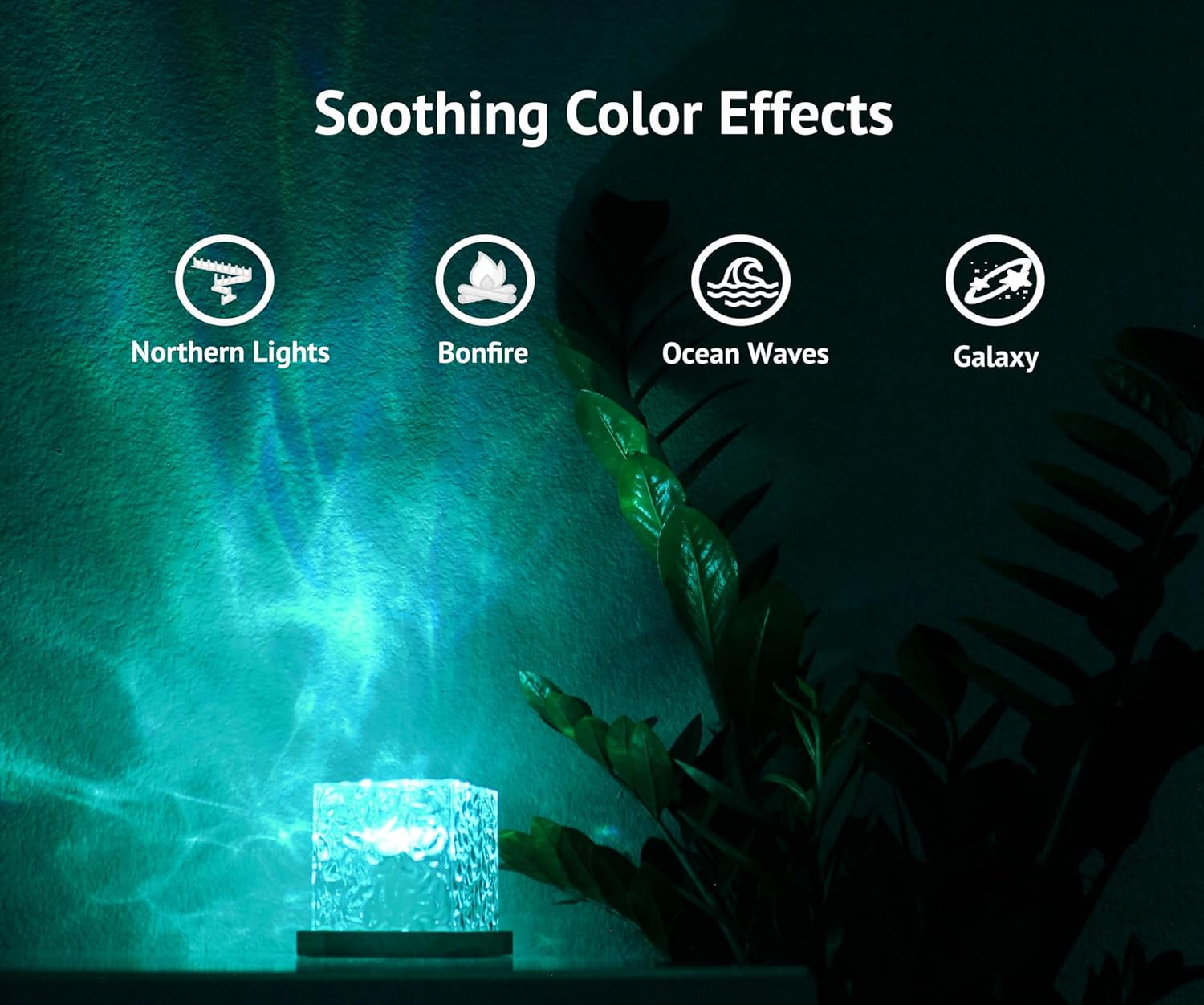 UGUCYUI-Ocean Wave Northern Lights Ripple Projector, Dimmable Ocean ...