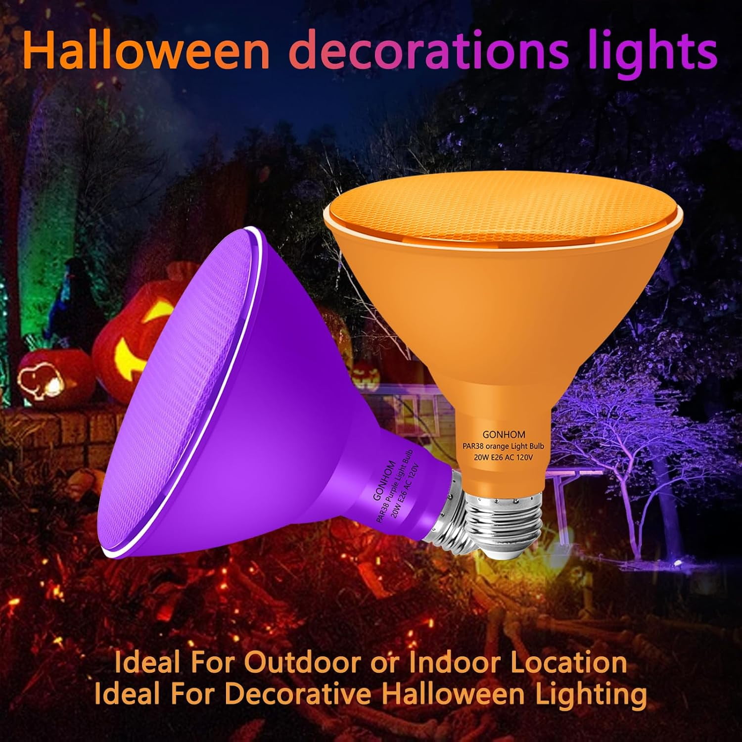 UGUCYUI-PAR38 Flood Lights Outdoor,Dimmable LED Flood Light Bulbs,20W ...