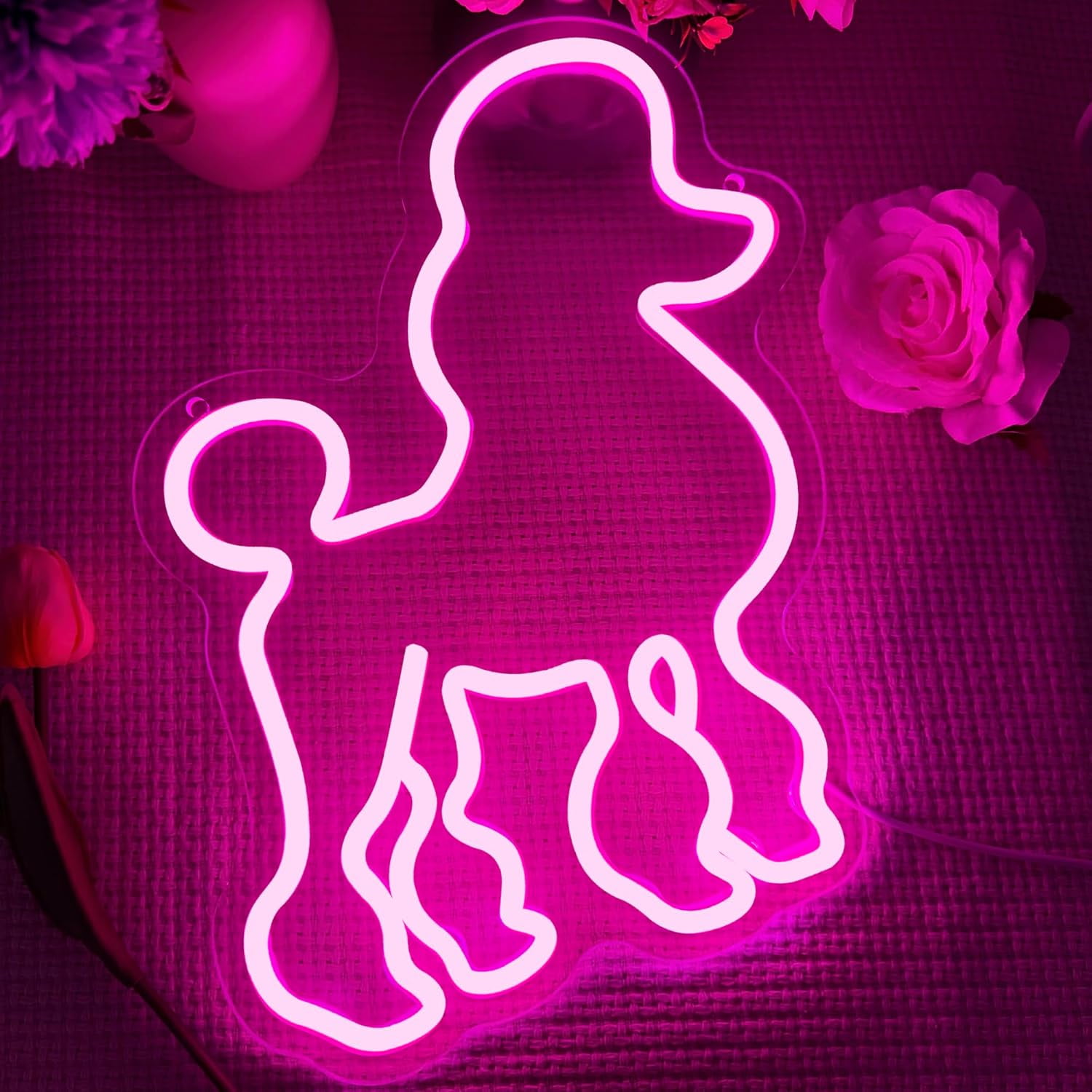 UGUCYUI-Poodle Pet Dog Neon Signs for Wall Decor,Cute Poodle Dog Neon ...