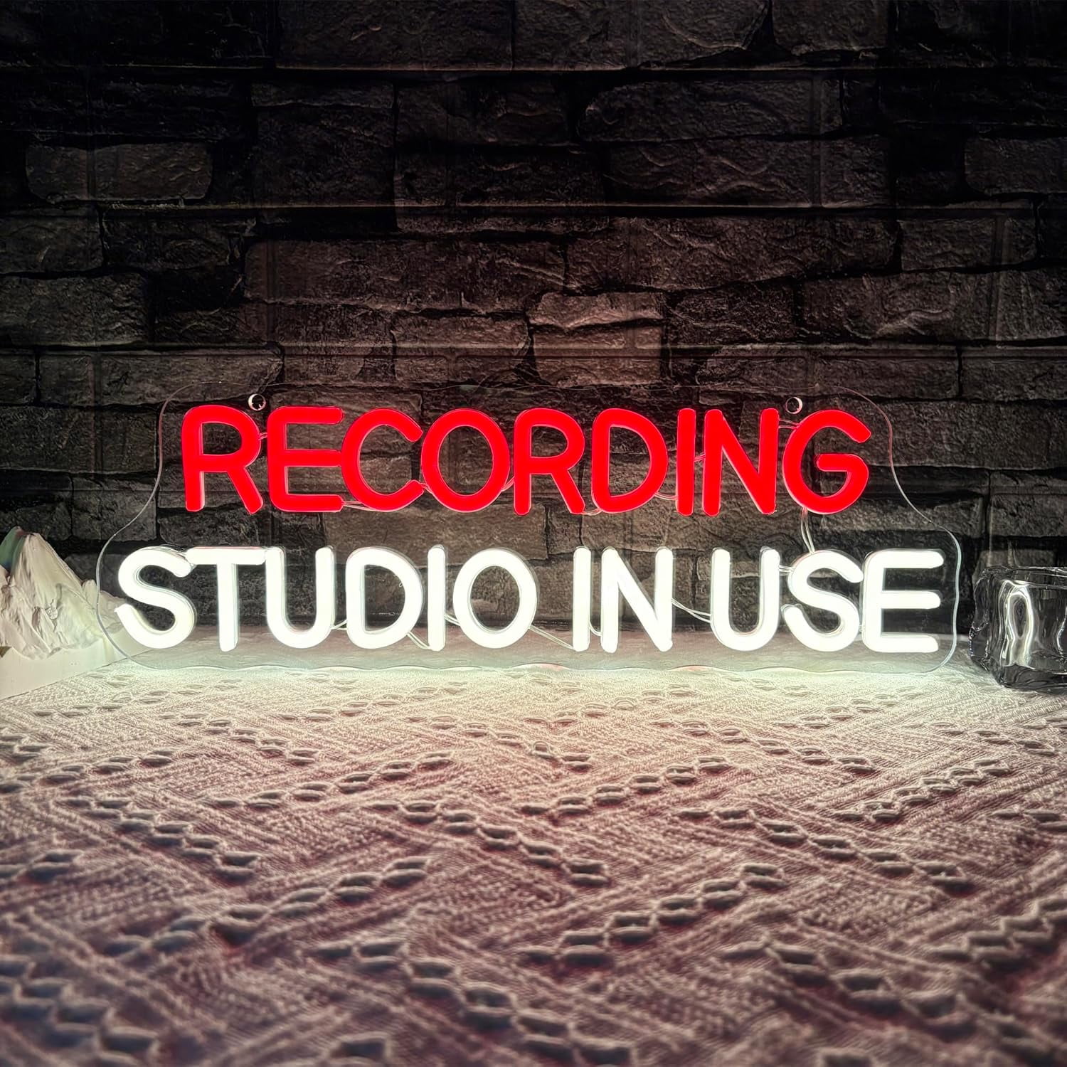 UGUCYUI-Recording Studio In Use Neon Sign, Vintage Lighted Sign ...