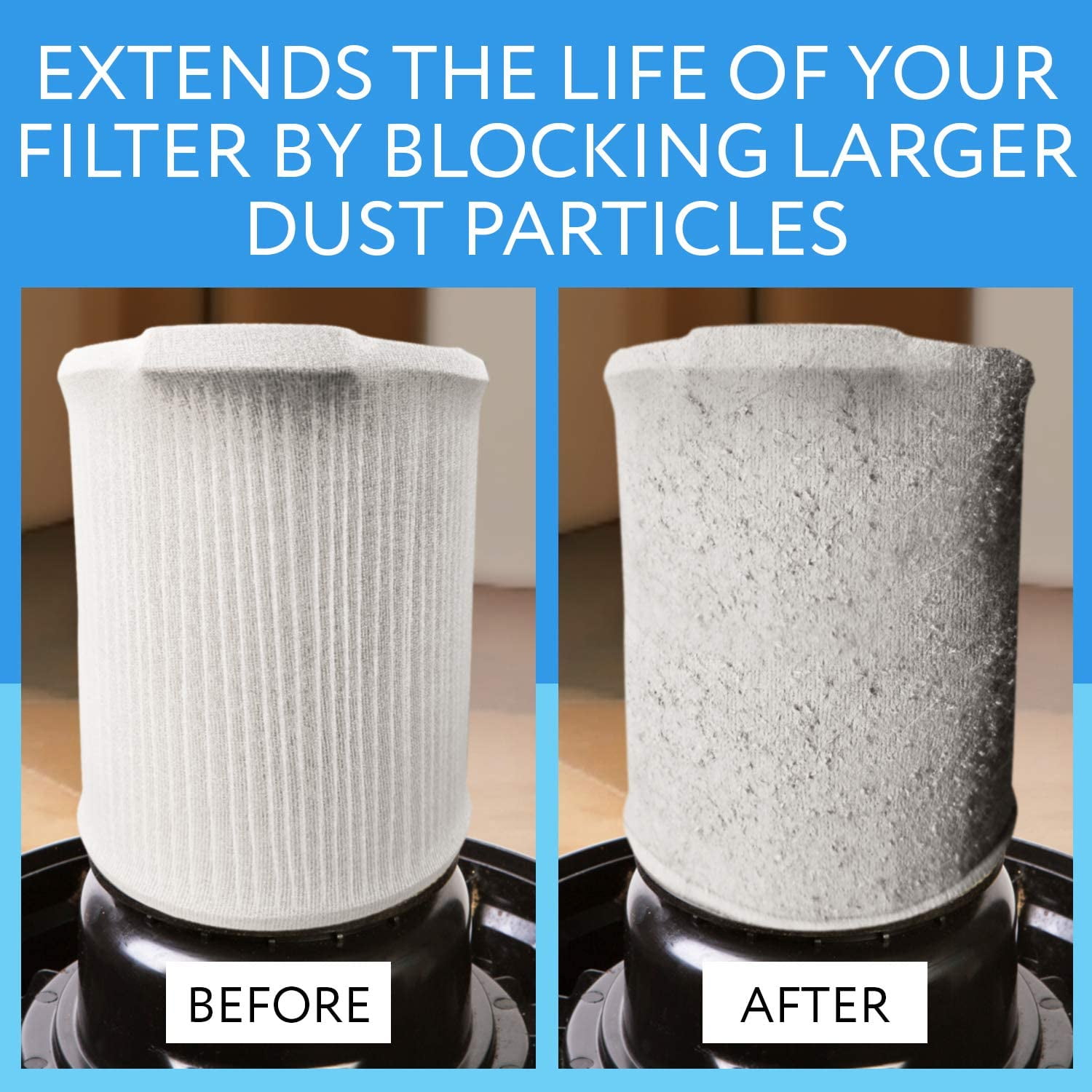 UGUCYUI-Shop Vacuum Filter Cover - Compatible with ShopVac, Craftsman ...