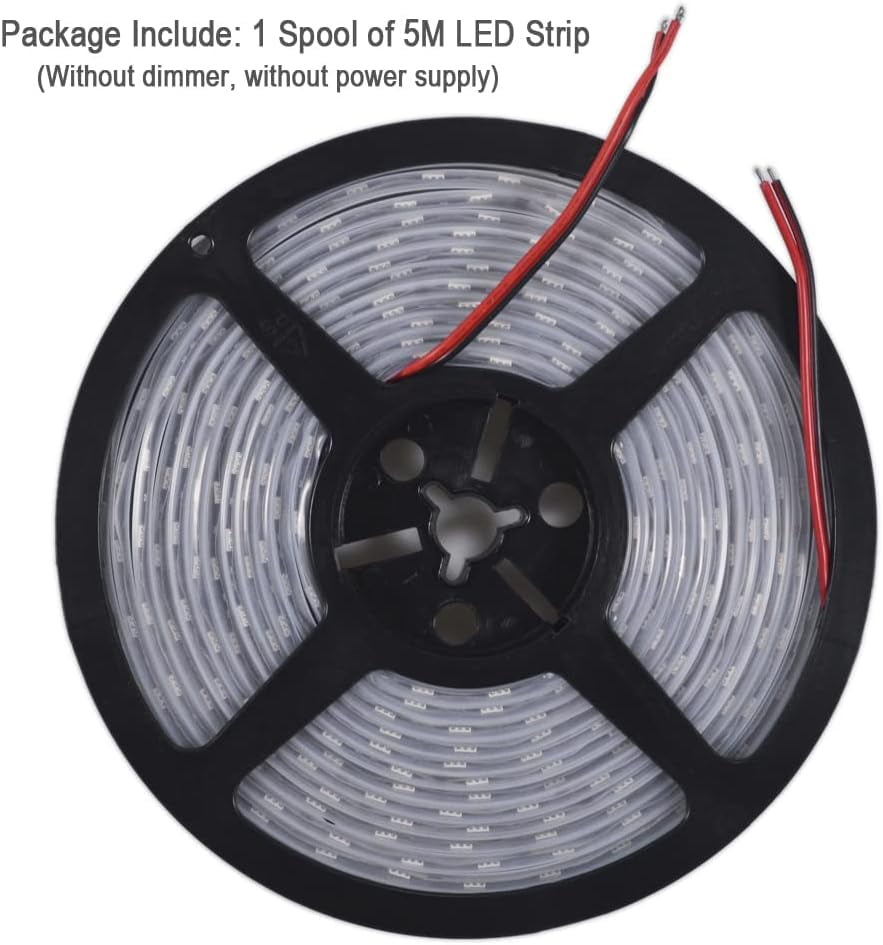 UGUCYUI-Super Bright 12V Double Row 600LED LED Strip Light, IP67 ...