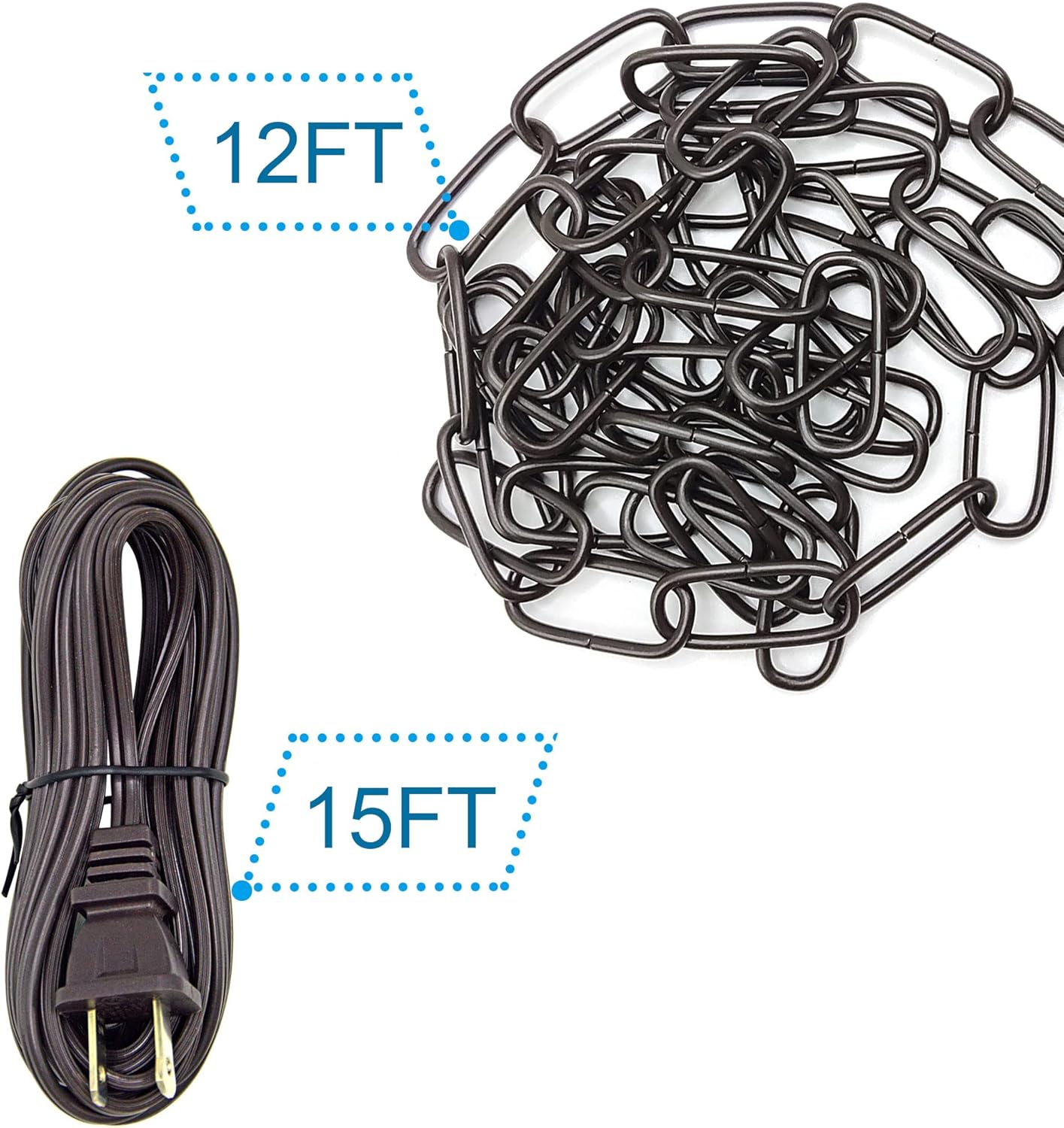 UGUCYUI-Swag Light Kit, Lamp Parts Chandelier Light Fixture Chain Swag ...