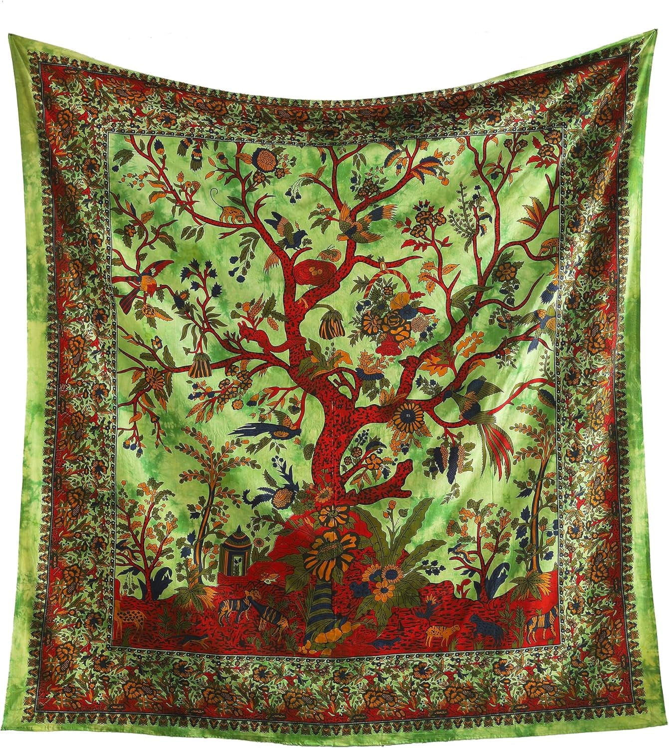 UGUCYUI-Tapestry Wall Hanging Hippie Bohemian Tree of Life Hippy ...