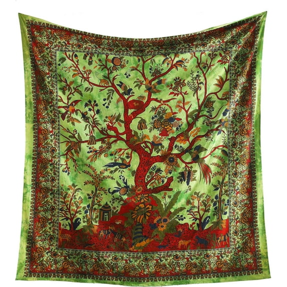 UGUCYUI-Tapestry Wall Hanging Hippie Bohemian Tree of Life Hippy ...