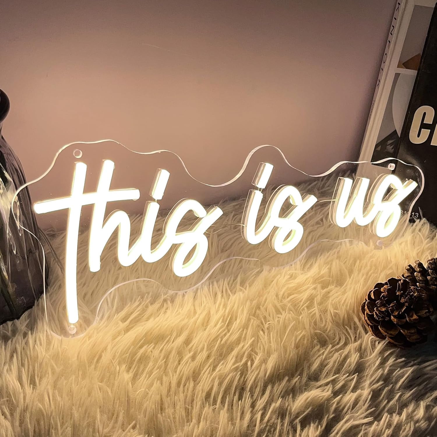 UGUCYUI-This is us Neon Sign for Photo Wall Decor Wedding Custom Light ...