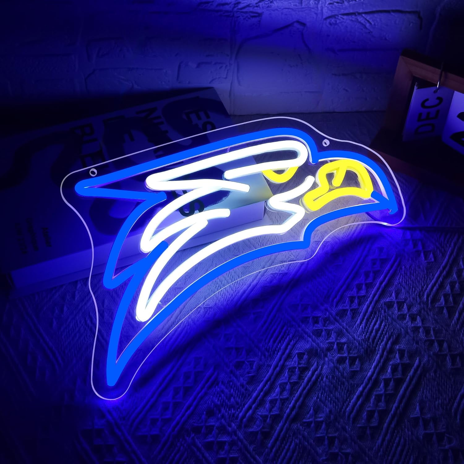 UGUCYUI-University Neon Sign for Wall Decor University Football Team ...