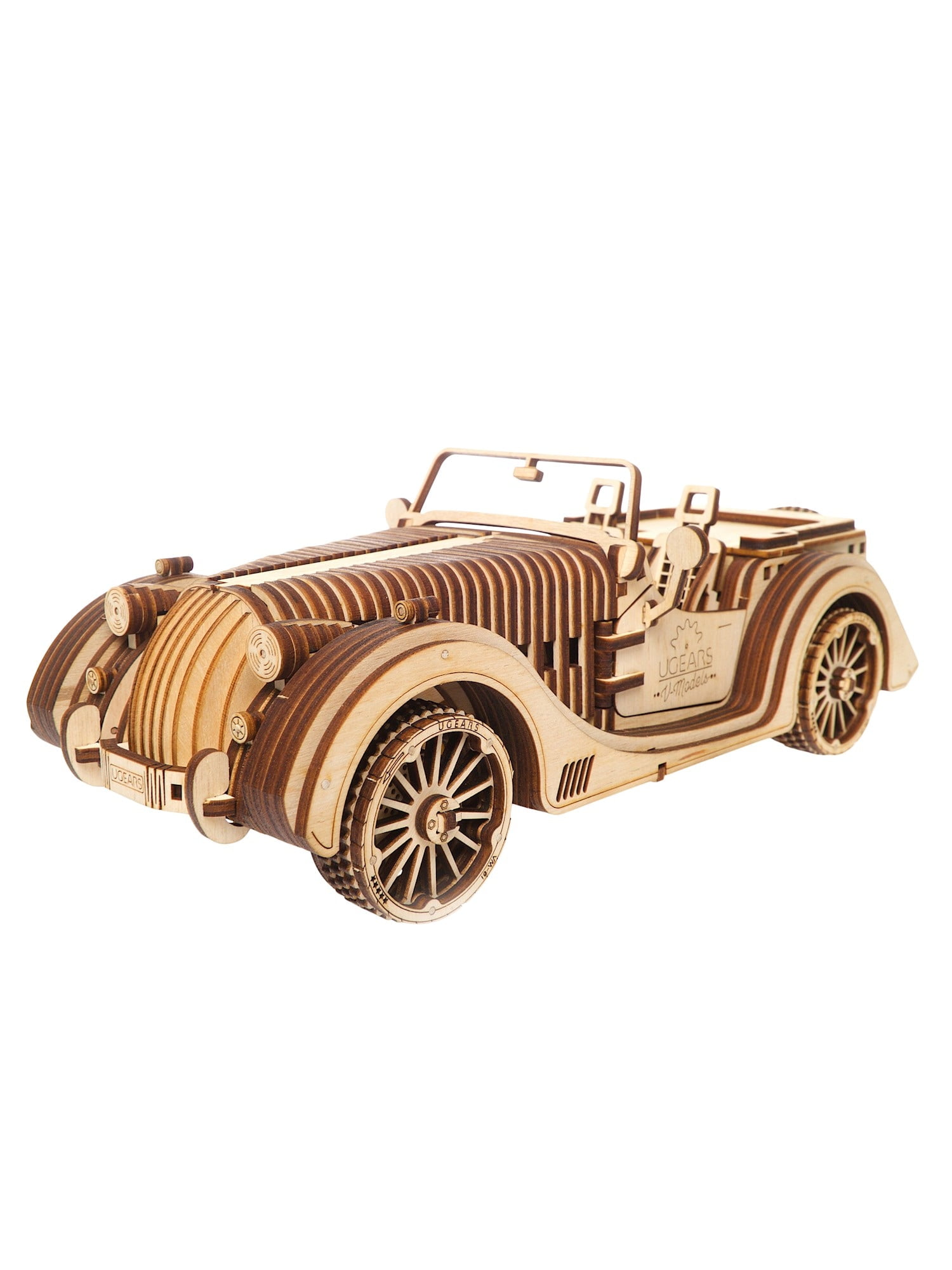 UGears UTG0037 Roadster VM-01 Wooden 3D Car Model Kit - Walmart.com