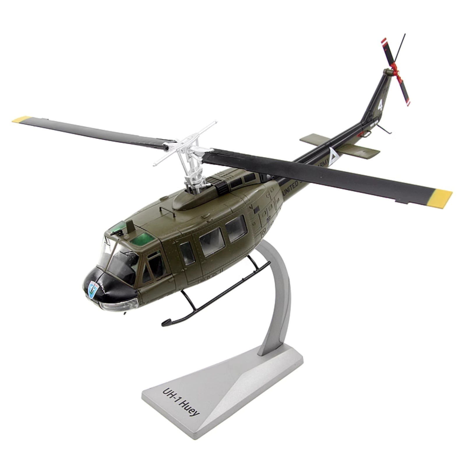 UH-1 Huey Helicopter Model with Display Stand Showcase Aviation Passion ...