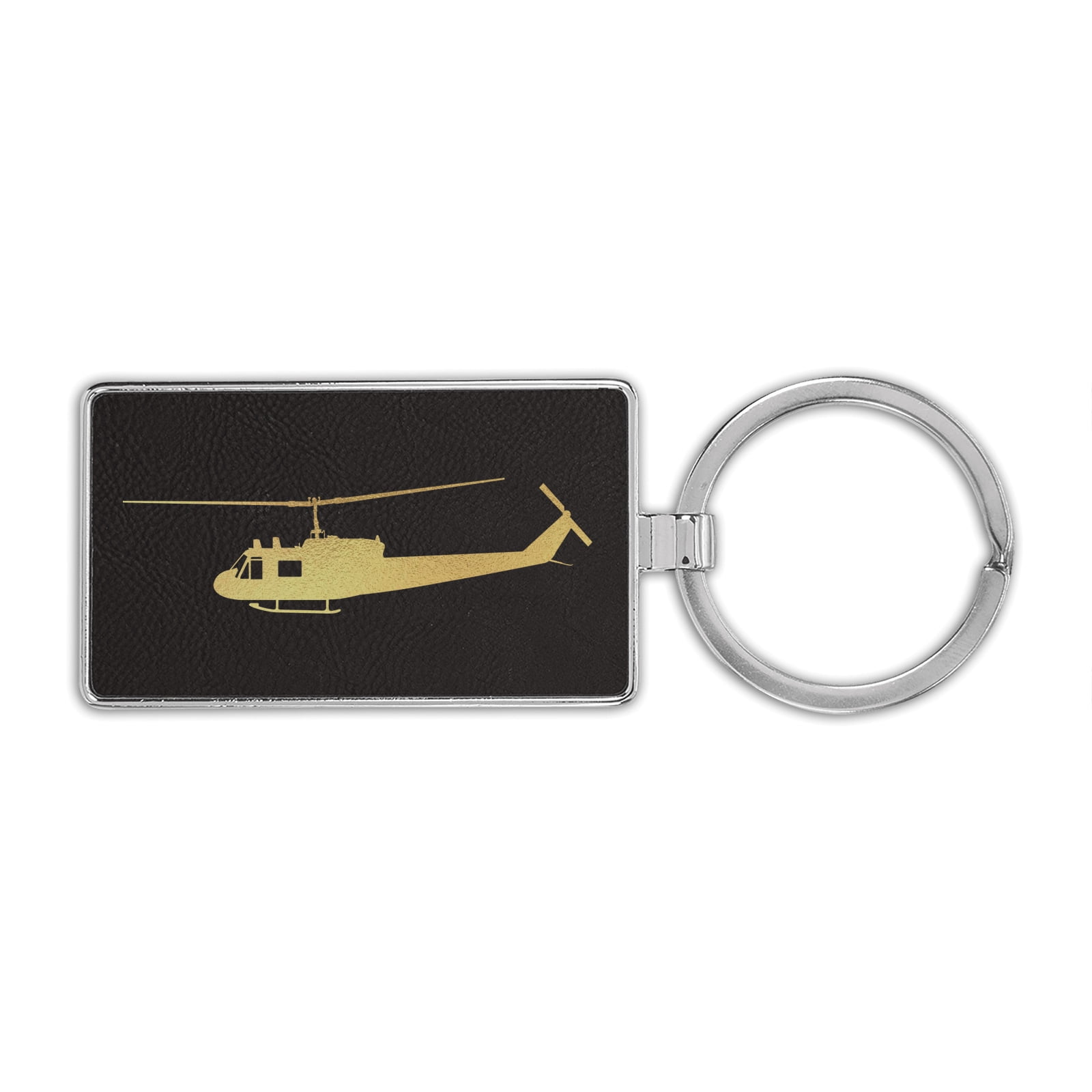 UH-1 Iroquois Huey Premium Leatherette Keychain helicopter copter ...