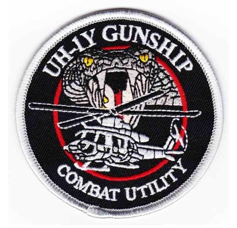 UH-1Y Gunship Patch – With Hook and Loop, Officially Licensed - Walmart.com