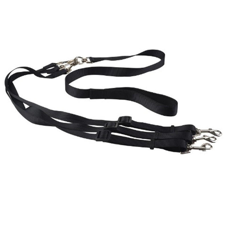UHBN Nylon double-headed traction rope dog three-headed traction suit ...