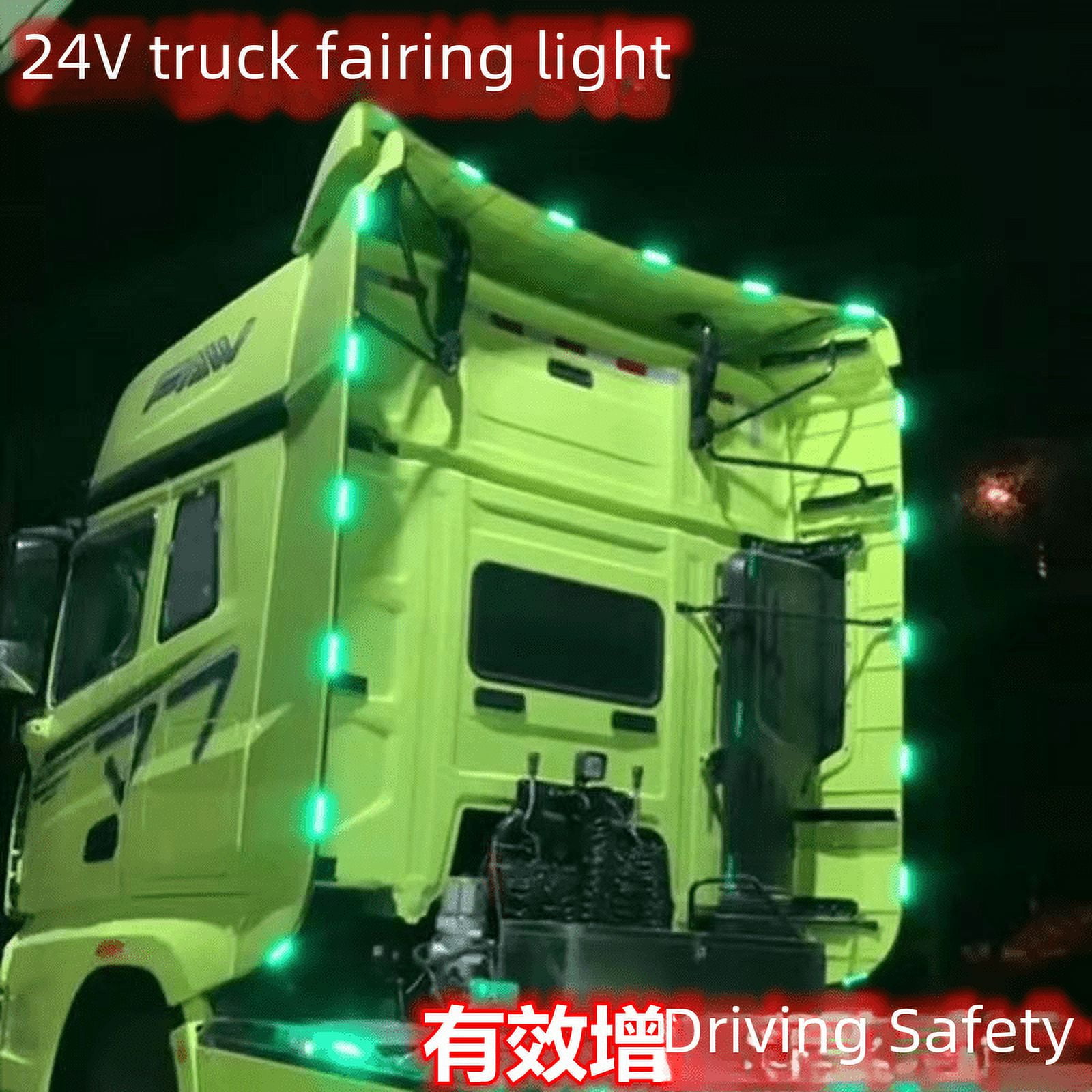 UHBN Truck truck modified atmosphere light colorful running water ...