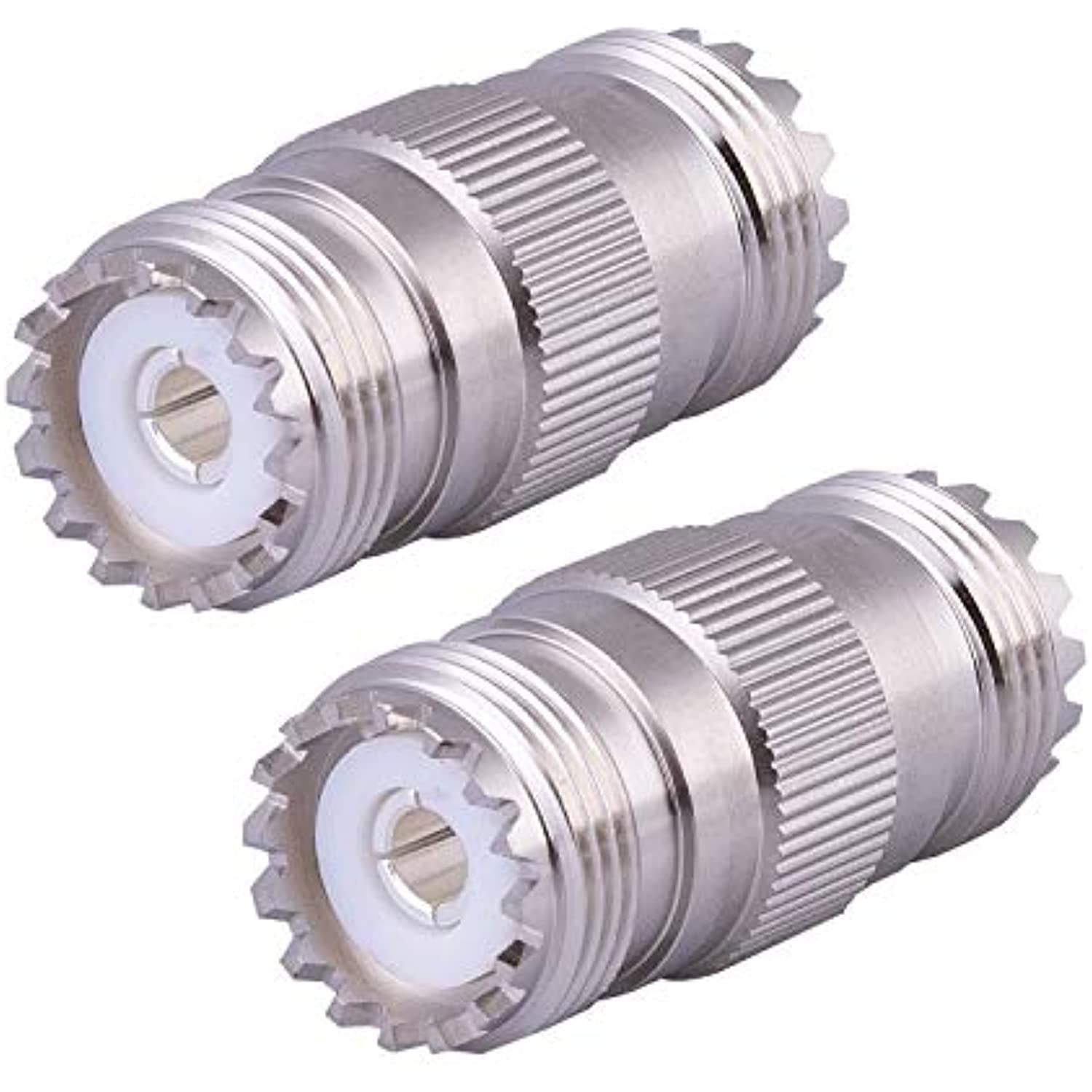 XRDS -RF UHF Connectors PL-259 Female to Female Adapter Connector UHF SO239 Female Connectors ...