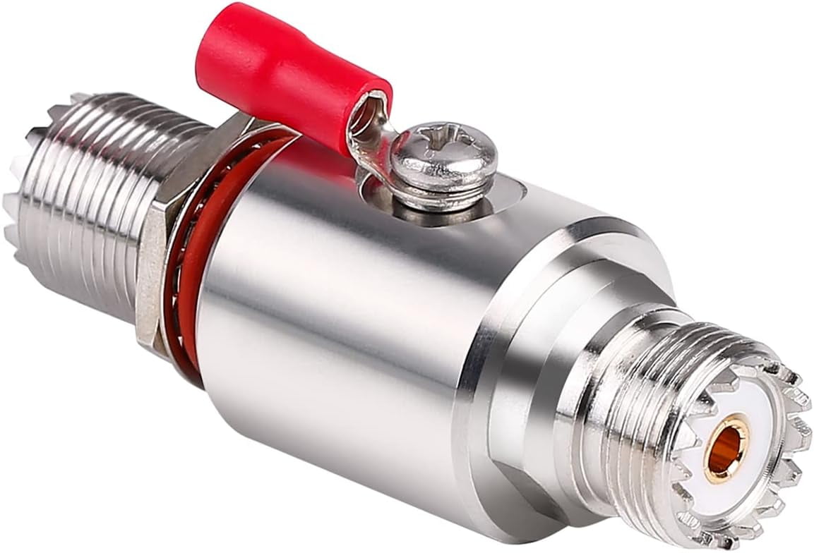 UHF Lightning Arrestor PL-259 Lightning Surge Protector PL259 Socket ...