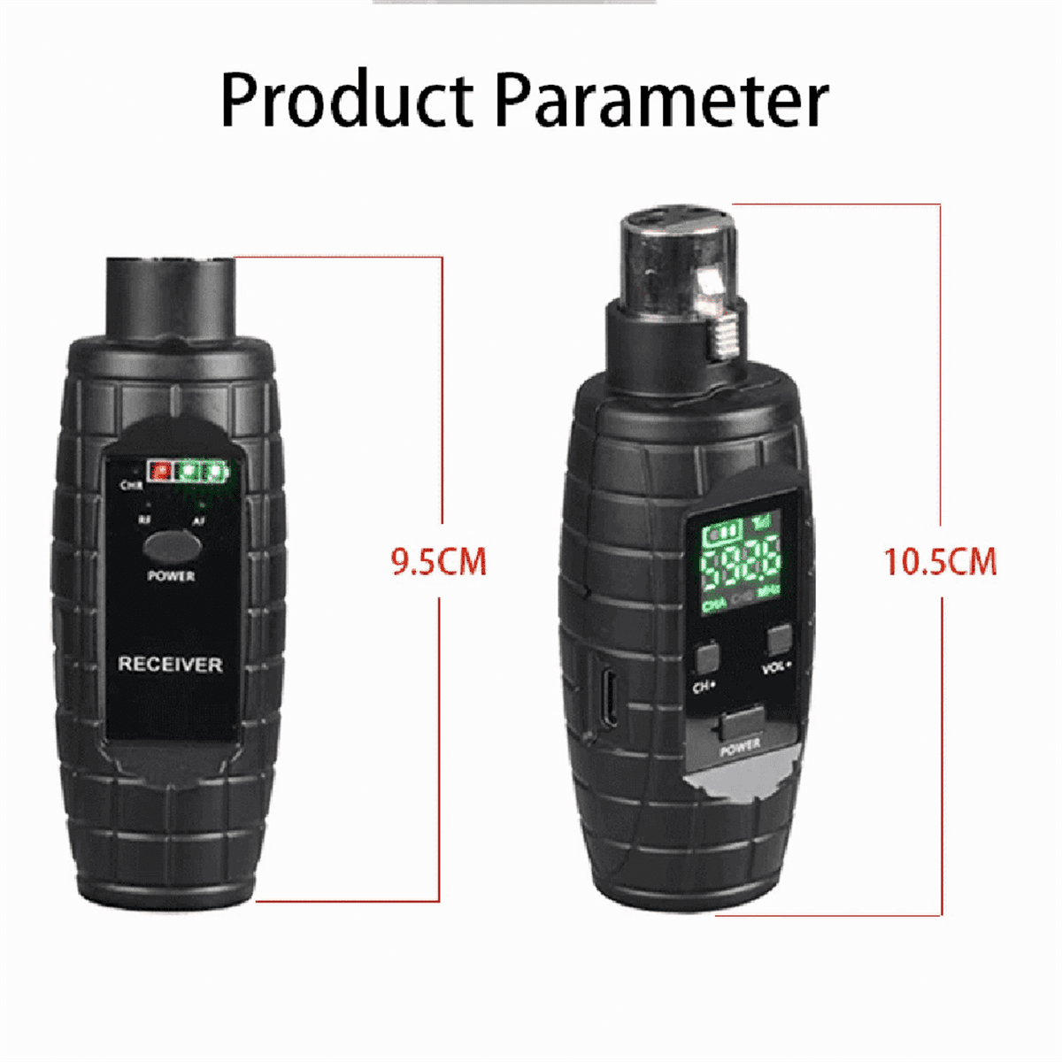 UHF Microphone Wireless Transmitter Receiver for Effector Mini XLR ...