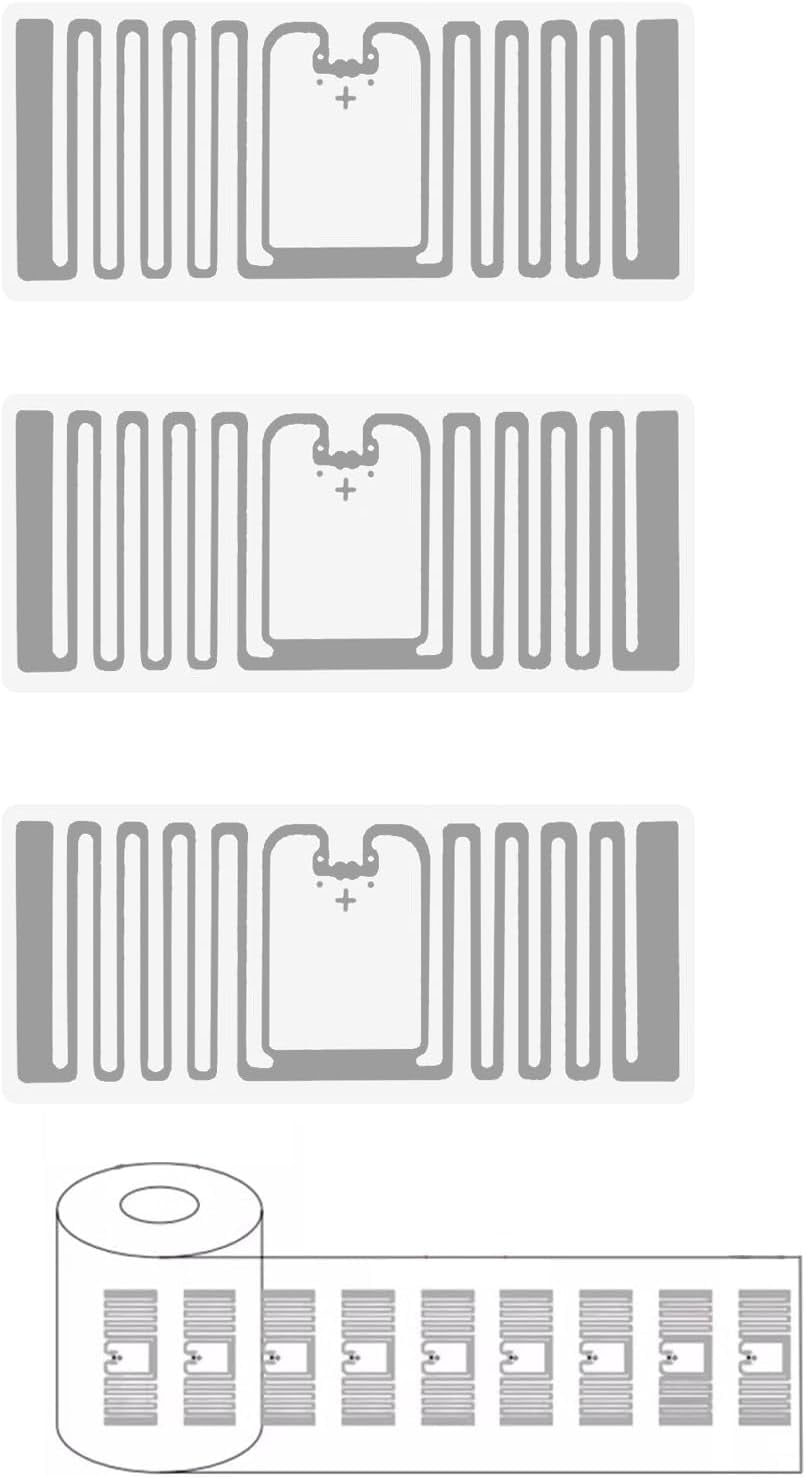 UHF RFID Stickers, 860～960MHz Security Tags Long Range Sensing Distance ...