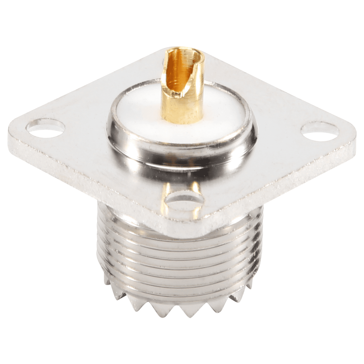 UHF SO-239 Female Jack Square Shape Solder Cup Coax Connector for Ham ...