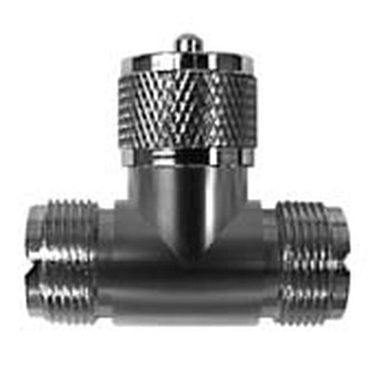 UHF T-Connector - 1 Male UHF-2 Female UHF - Walmart.com