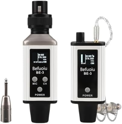 UHF Wireless In Ear Monitor System Professional, Metal Wireless IEM ...