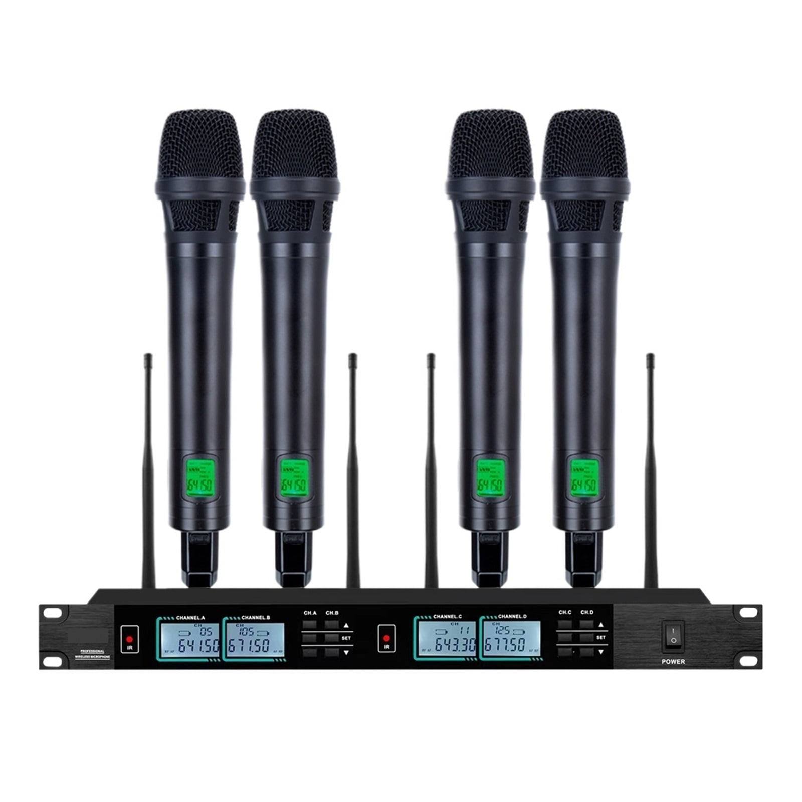 UHF Wireless Microphone 4 Capacitors - Walmart.com