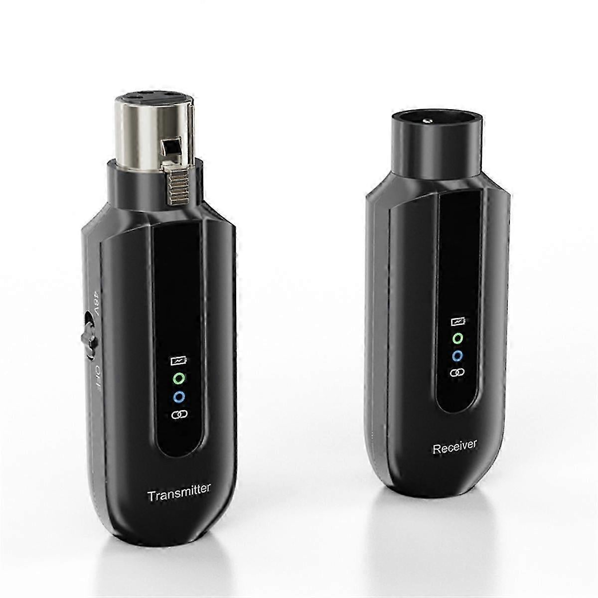 UHF Wireless Microphone Converter XLR Transmitter and Receiver for ...