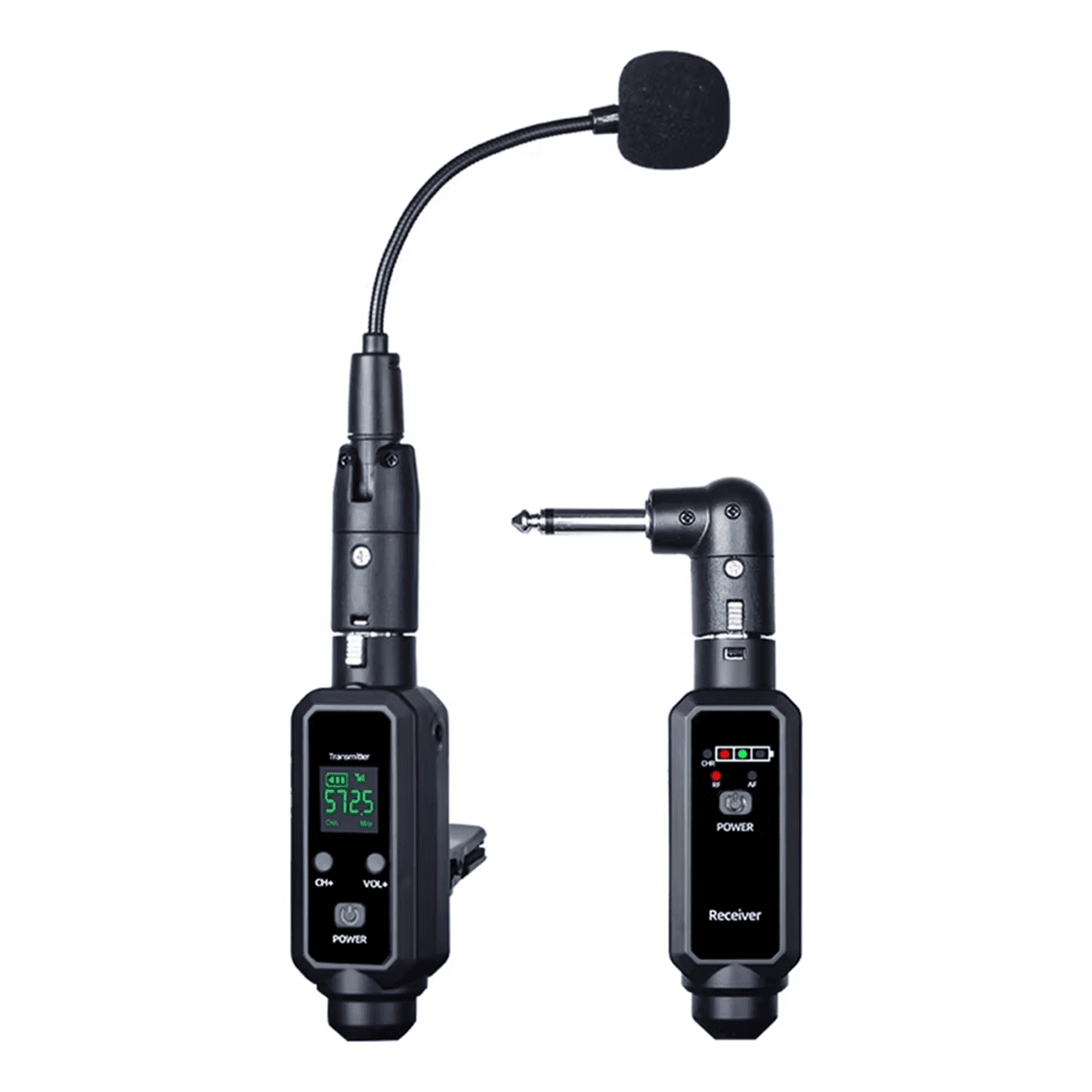 UHF Wireless Saxophone Microphone System Clip-on Instruments ...