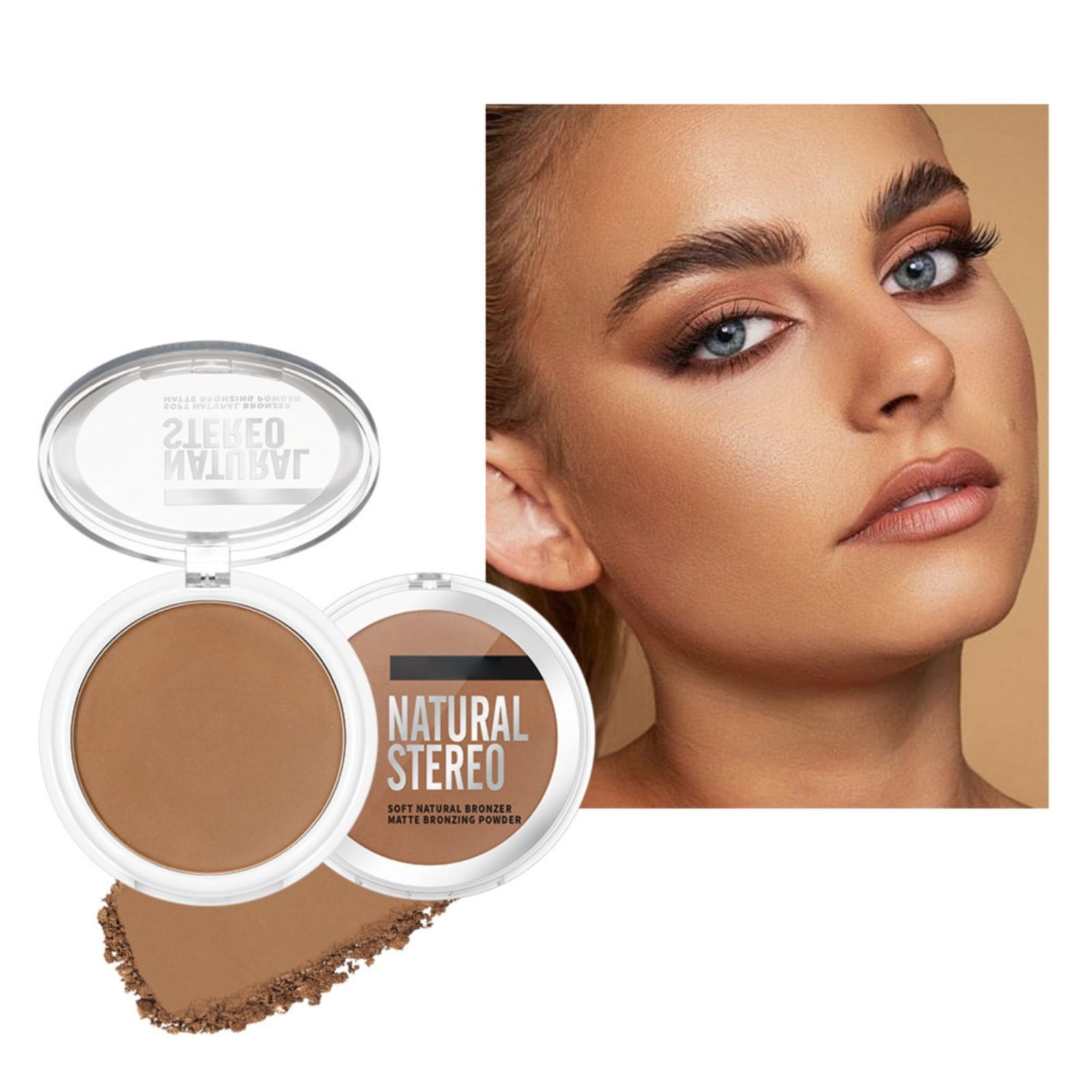 UHGEAX Bronzer Powder， Bronzer Powder Natural Makeup Lightweight Blends ...