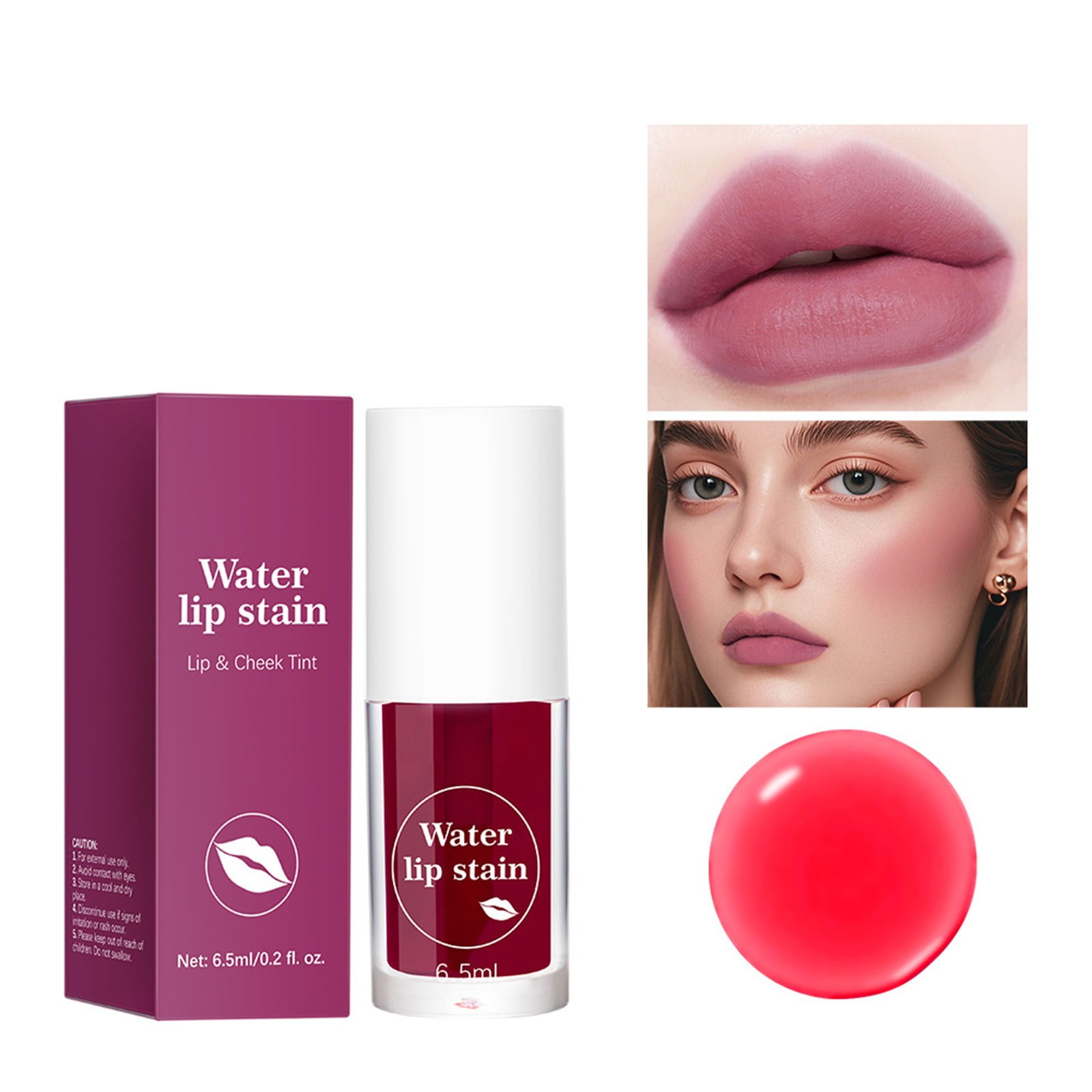 Uhgeax Color Lipstick Dark Red Lipstick Matte Lipstick Lip Plumper Lip Tint Moisturizing Non