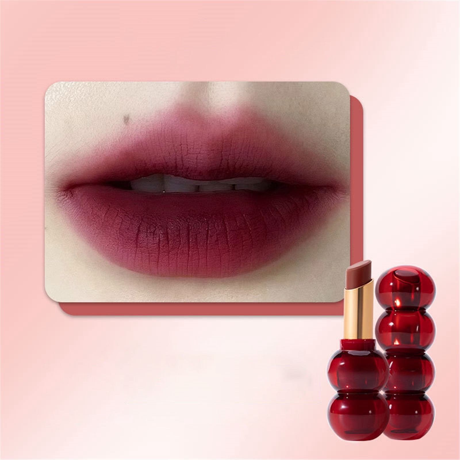 UHGEAX Lip Color Lip Stains Labial Bingtanghulu Velvet Lipstick Low ...