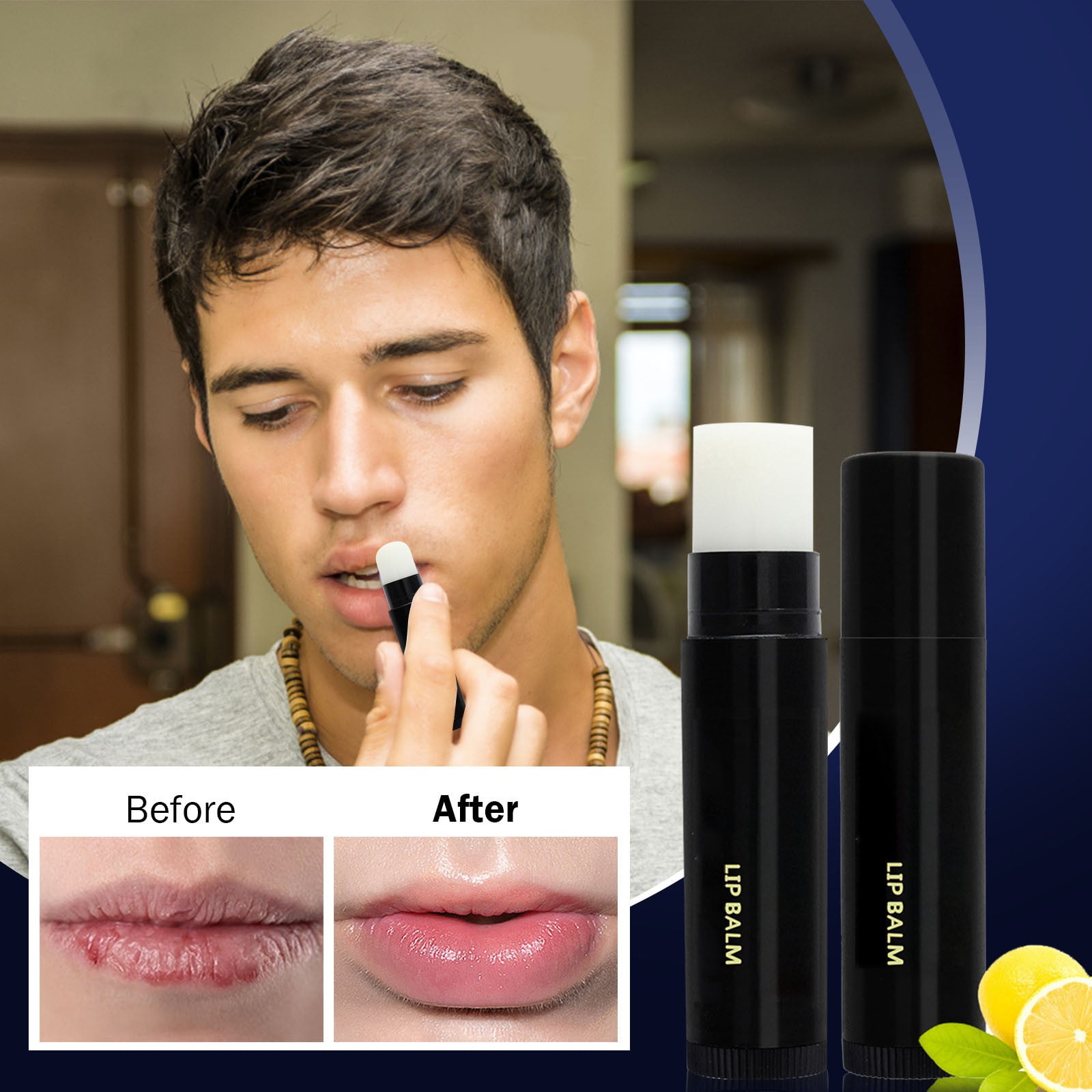 UHGEAX Lip Liner Lip Stain Makeup Color Lipstick Men's Lip Balm ...