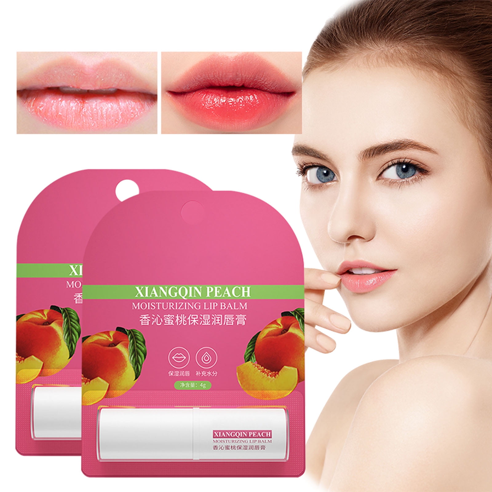 UHGEAX Lip Plumper 2Pc Lipstick and Nourishing Lip Balm for Men and ...