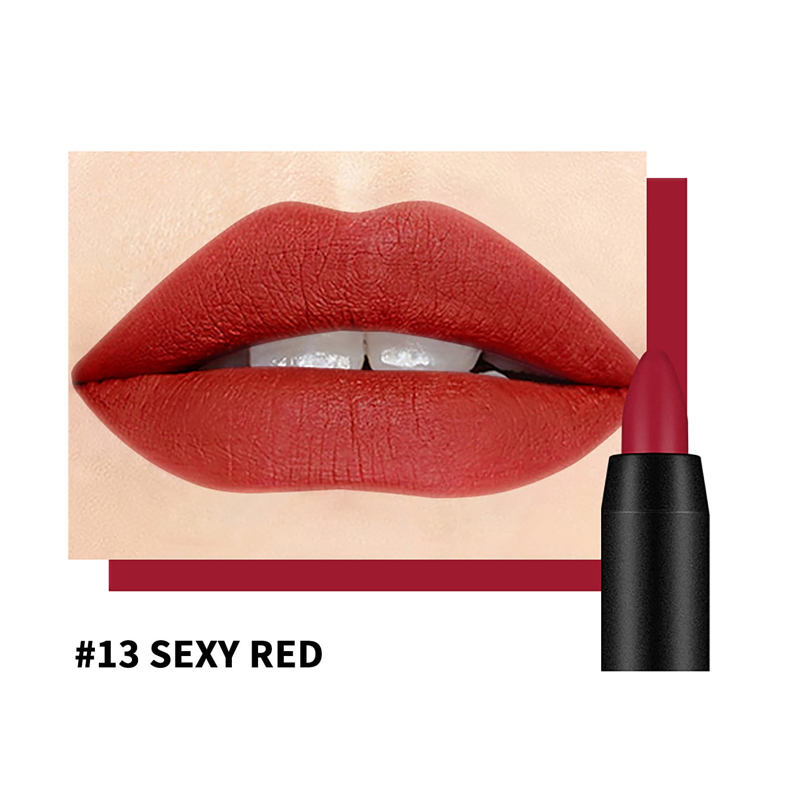 UHGEAX Lip Stains Lip Liner Lip Tint Matte Matte Lipstick 19 Color Pen ...