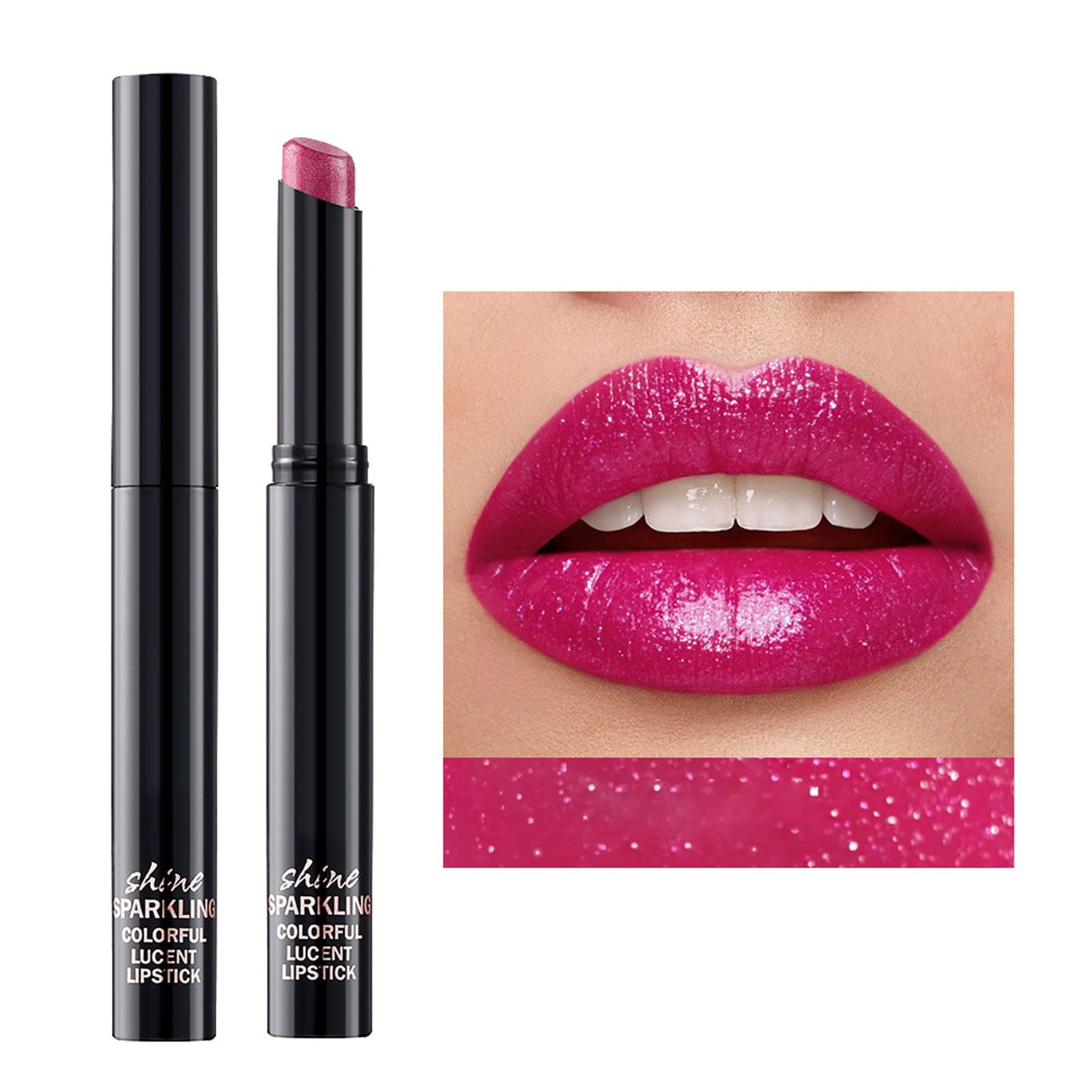 UHGEAX Lip Stick Lip Oul Tinta De Labios Labial Ten Color Pearlescent ...