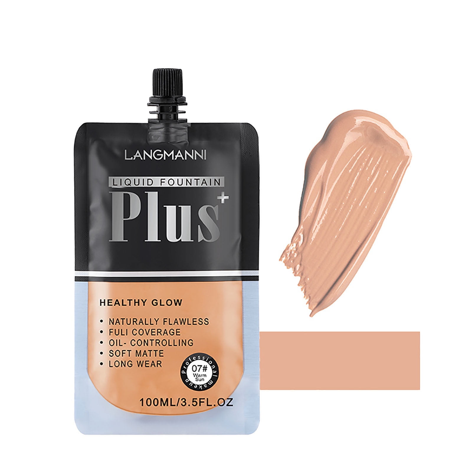 UHGEAX Long Lasting Matte Liquid Foundation New Matte Liquid Foundation ...