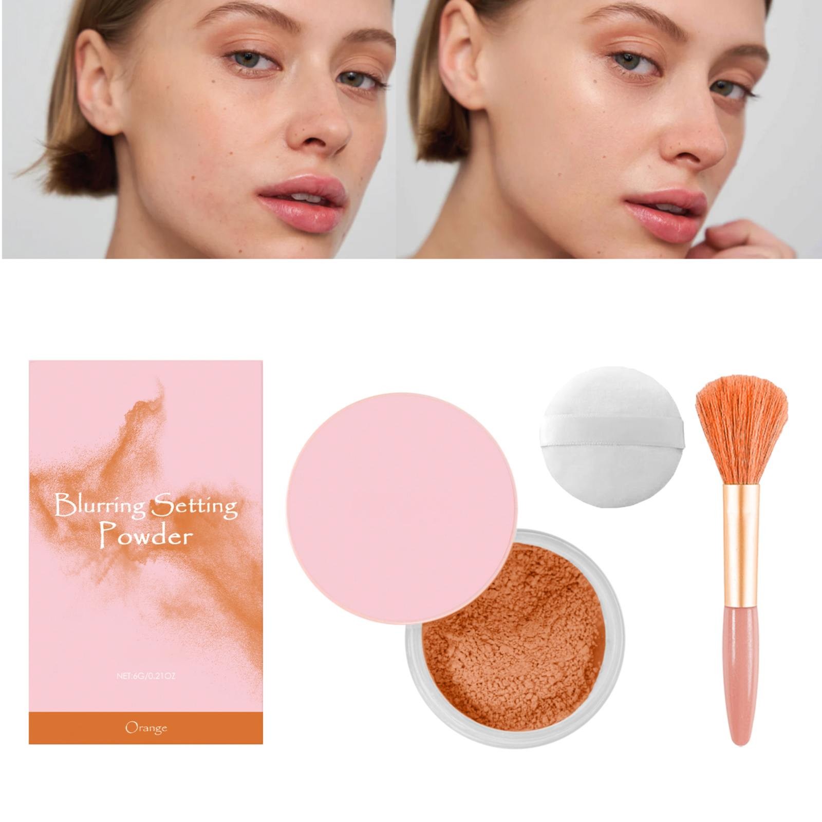 UHGEAX Setting Powder Beauty Blurring Setting Powder Blurring Powder ...