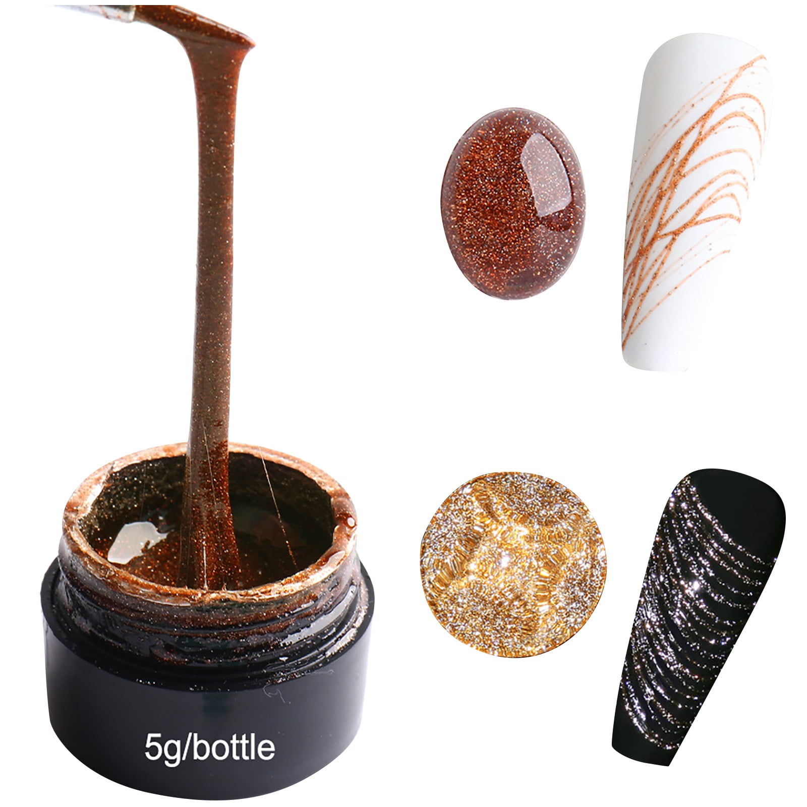 UHGEAX Spider Gel New Upgraded Matrix Gel with Gel Paint Design Nail ...