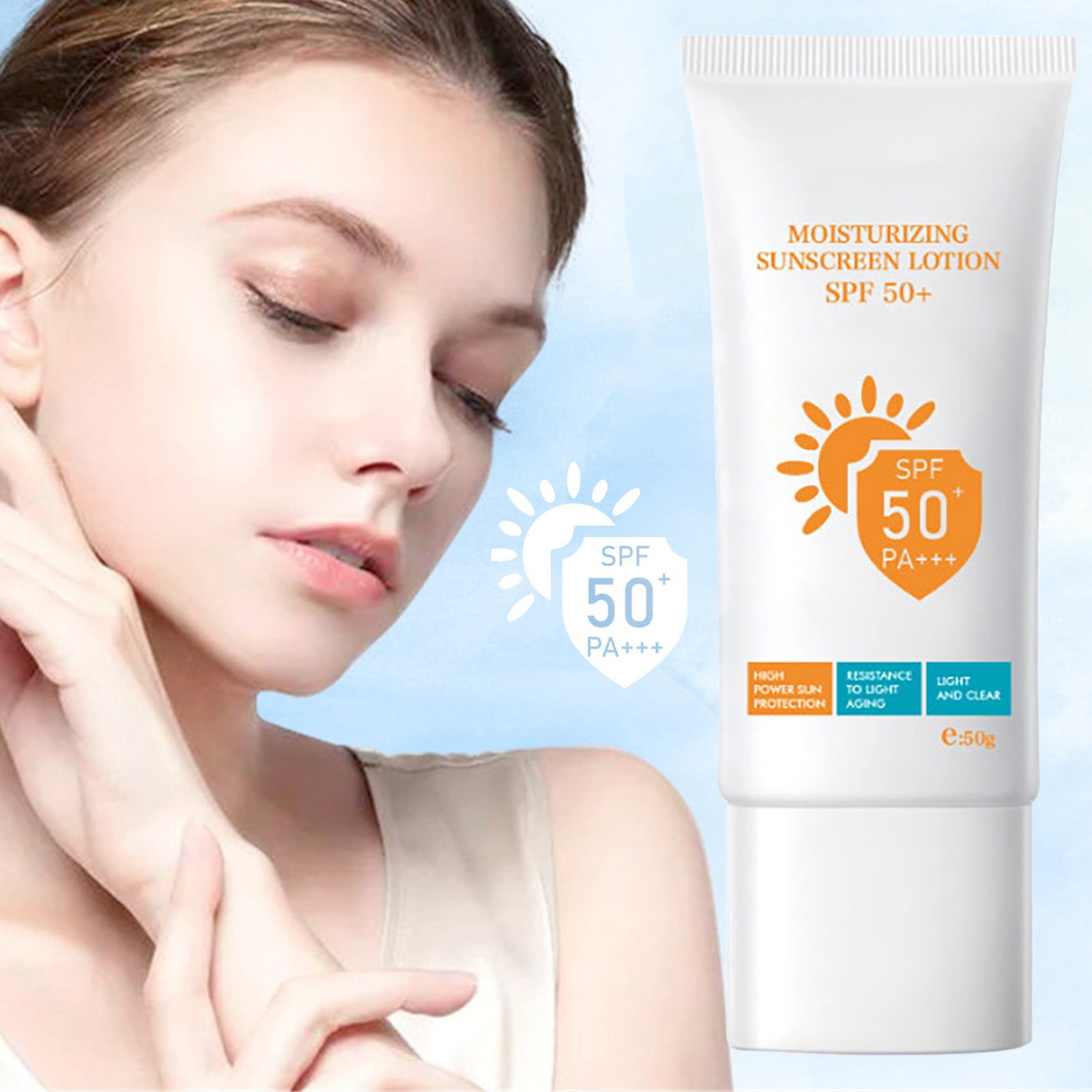 UHGEAX Sun Screen Sunscreen Cream Beach Essentials Moisturizing Regular ...