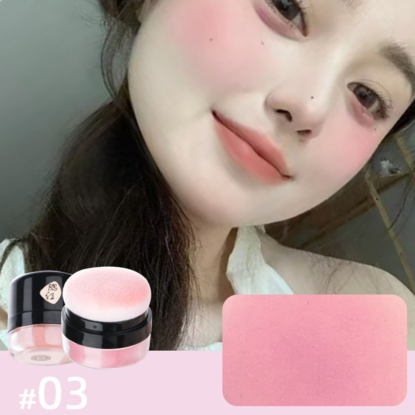 UHGEAX Wild Health and Beauty Makeup White Blusher Loose Powder Air ...