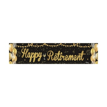 Retirement Chalk Pennant Banner - Walmart.com