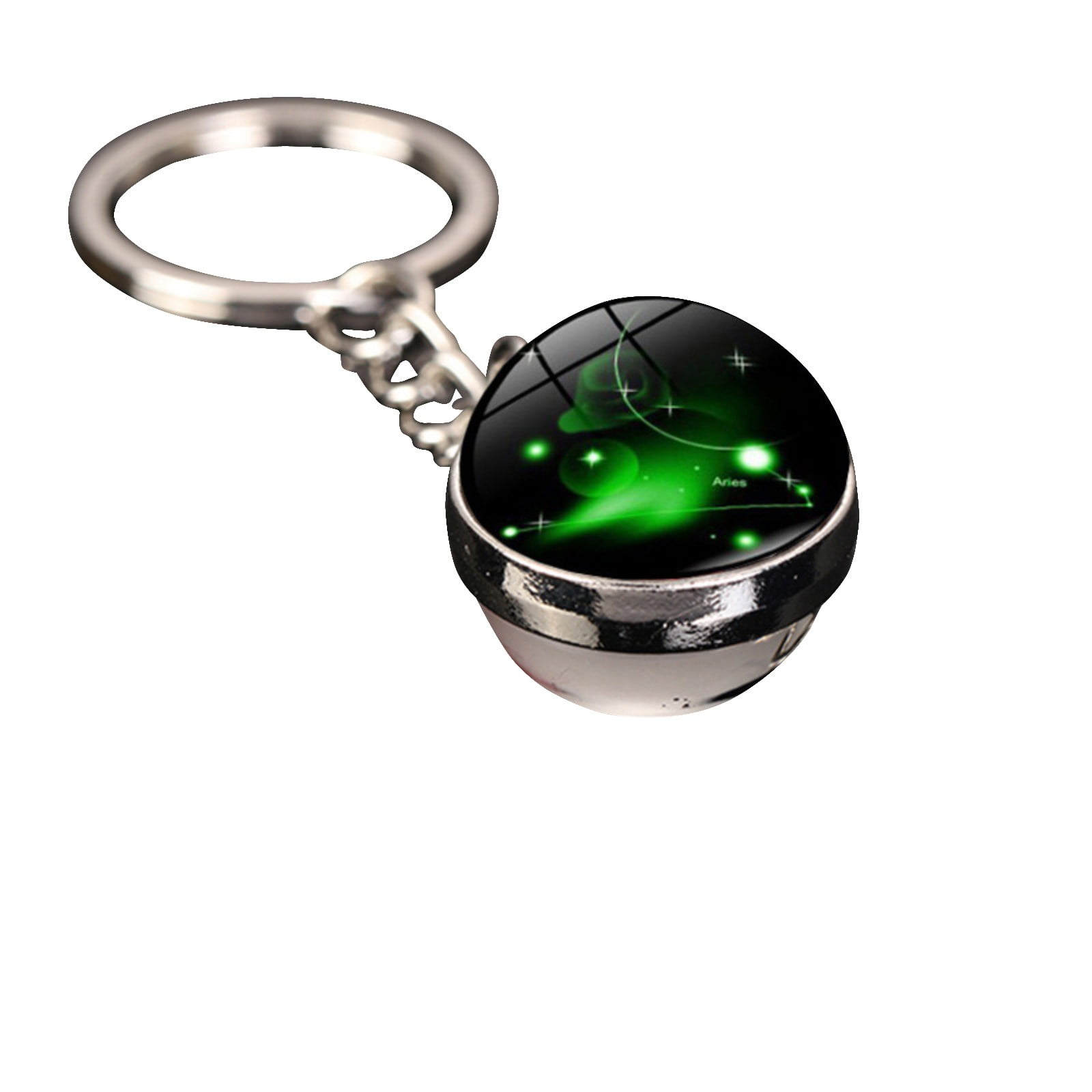 UHHDNAED Zodiac 12 Constellations Signs Keychain Bag Pendant Time ...