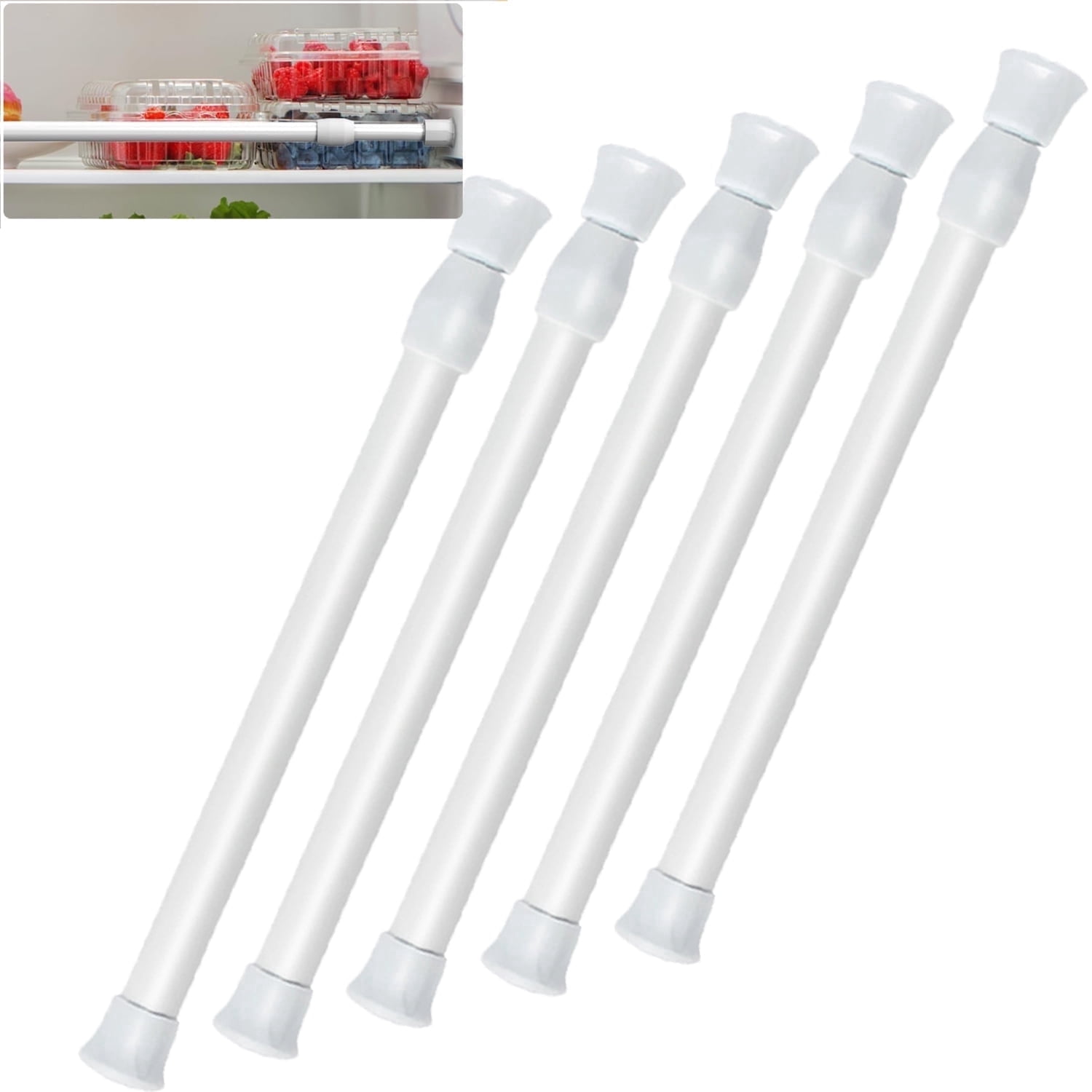 UHIAGREE Tension Rod,6 Pcs Adjustable Camper Small Tension Rods 11-19 ...