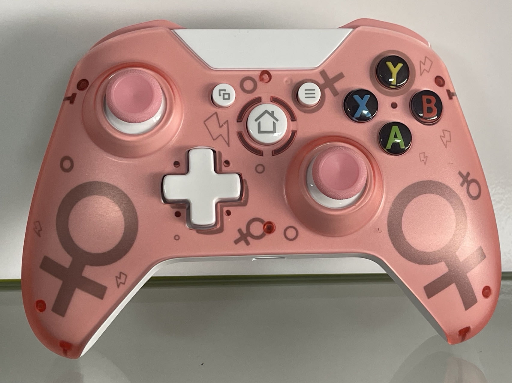 UHM Wireless Gamepad PC Gaming Controller Joysticks for PC,Pink ...