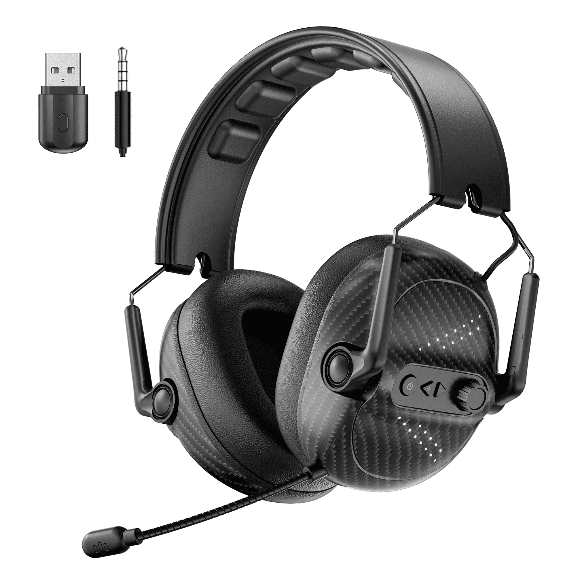 RUNMUS K2 Gaming Headset, 7.1 Surround, Noise Canceling Mic, Compatible ...