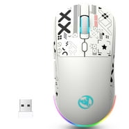onn. Rechargeable Wireless Gaming Mouse with LED Lighting, 8 ...