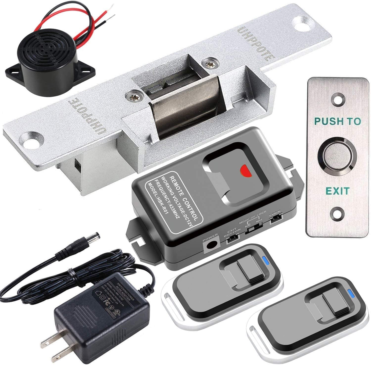 UHPPOTE Access Control Electric Strike Door Lock Fail-Secure Kit System ...