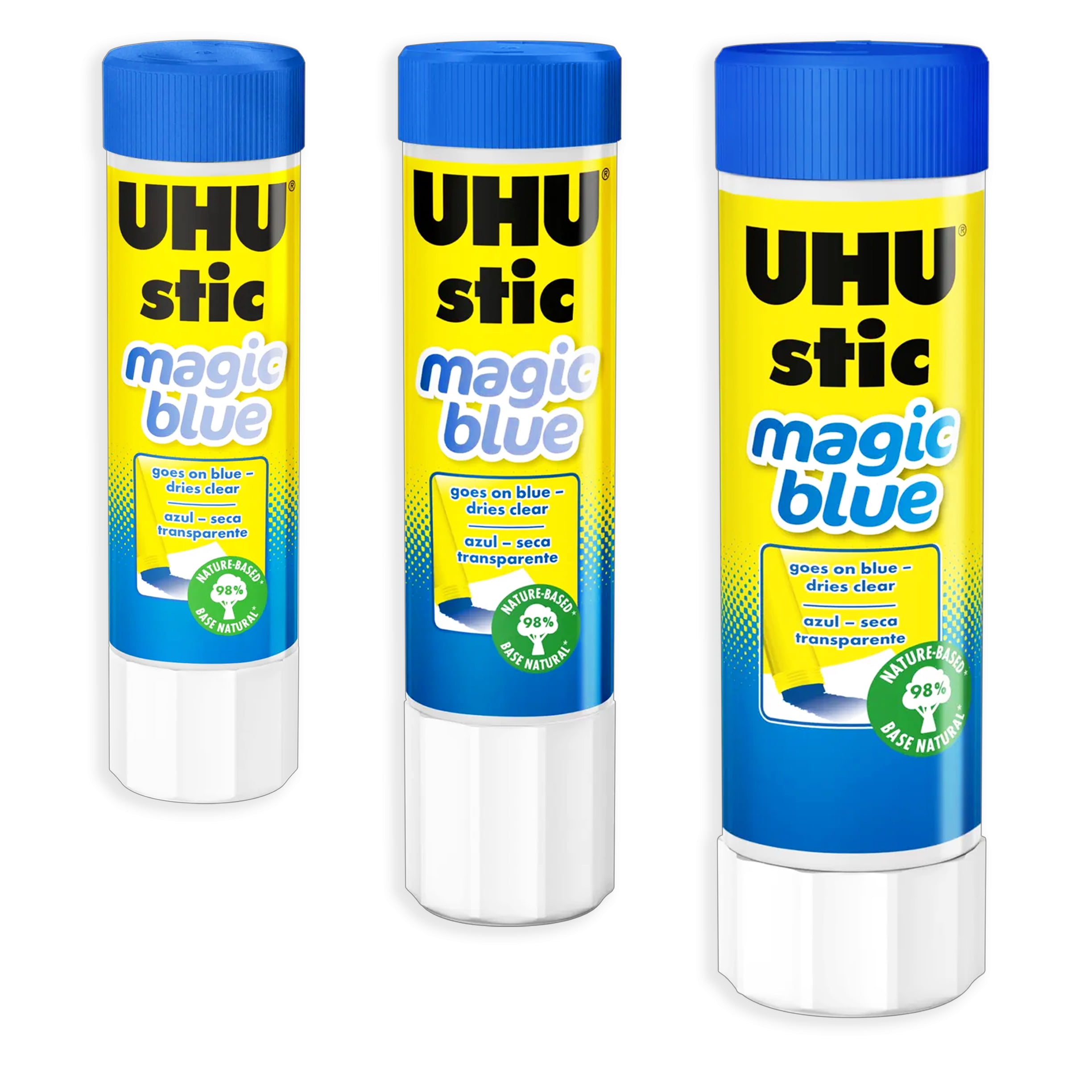 UHU Stic Magic Glue Stick - Solvent Free - Dries Clear - 8g/21g/40g ...